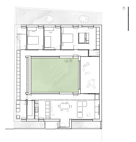 Galería de ¿Cómo son los patios interiores de las casas españolas? 10 Ejemplos en el diseño y la ...