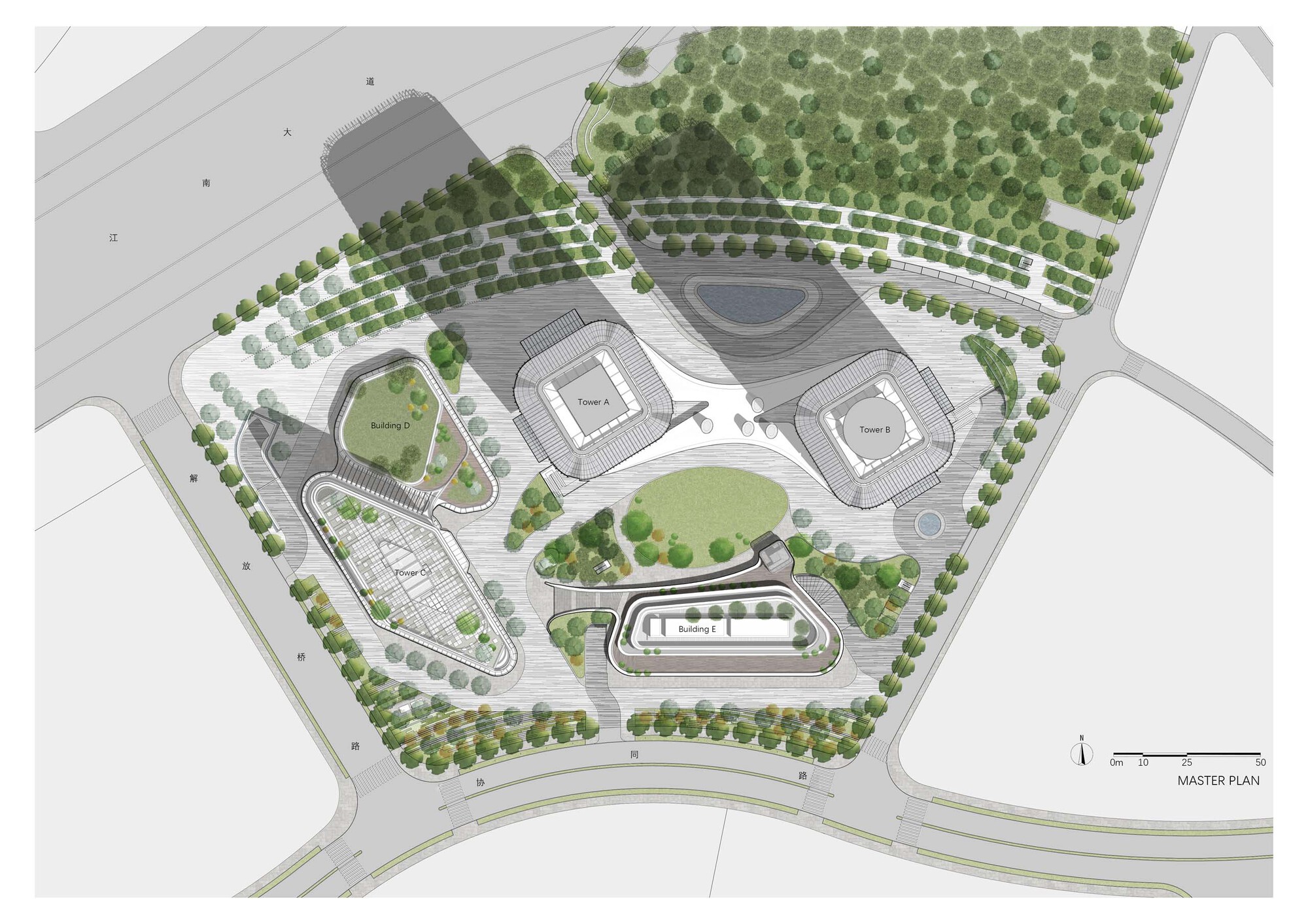 Gallery of Shimao Riverfront Wisdom Towers / EID Arch - 37