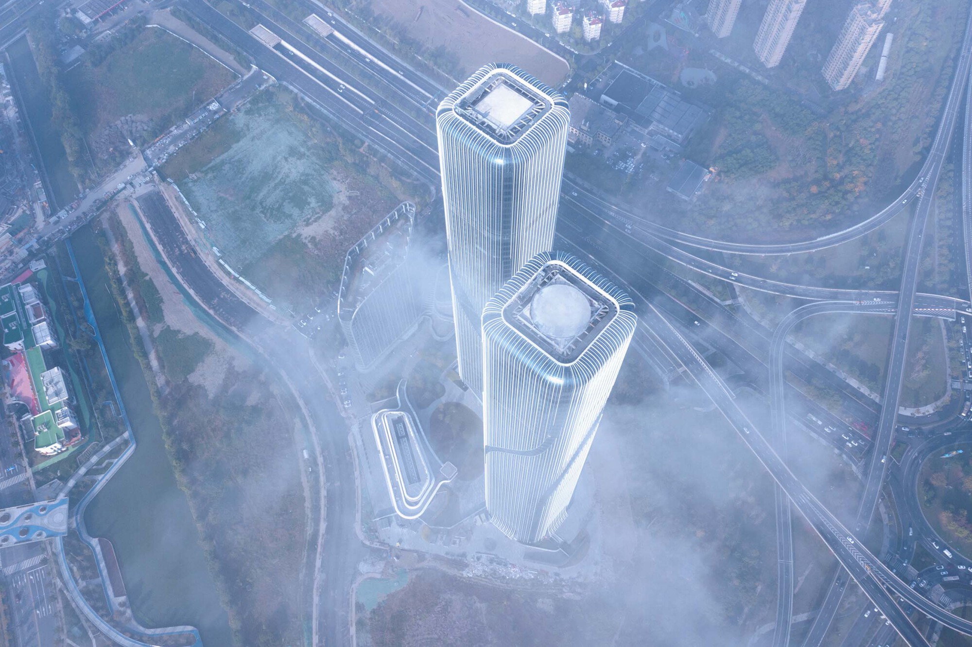 Gallery of Shimao Riverfront Wisdom Towers / EID Arch - 12