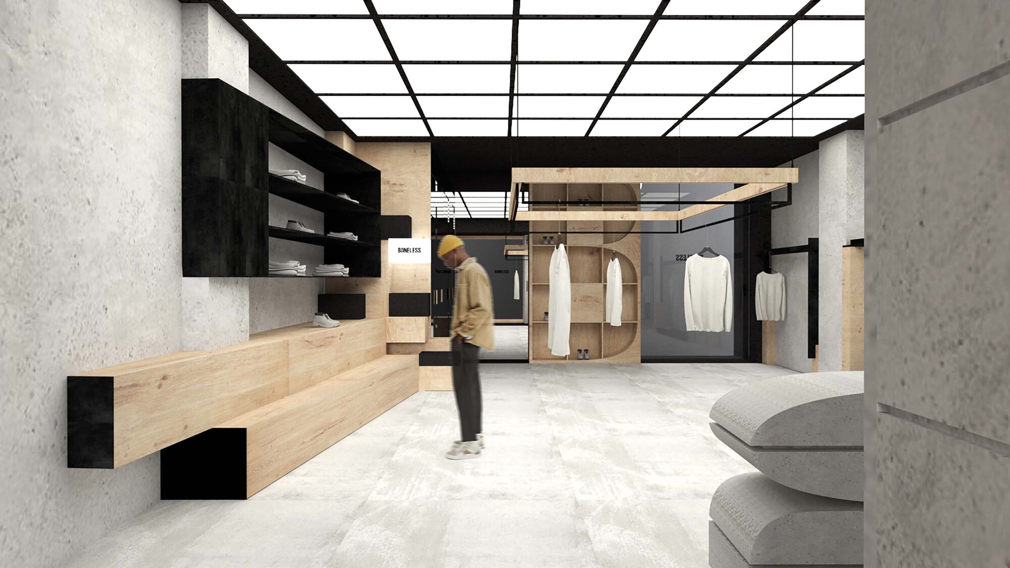 Gallery of BONELESS Concept Store / Supercloud Studio - 4