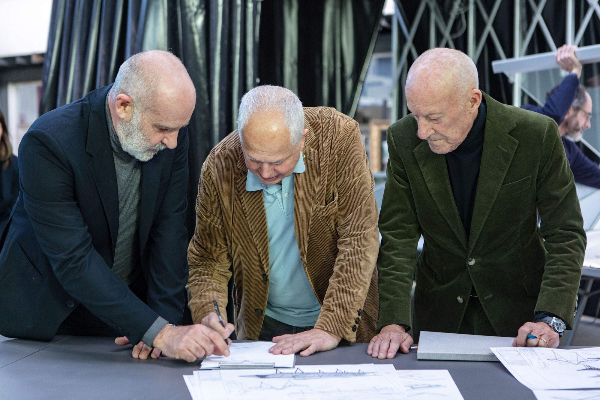 Gallery of Norman Foster Designs Display Cases for Retrospective at the ...