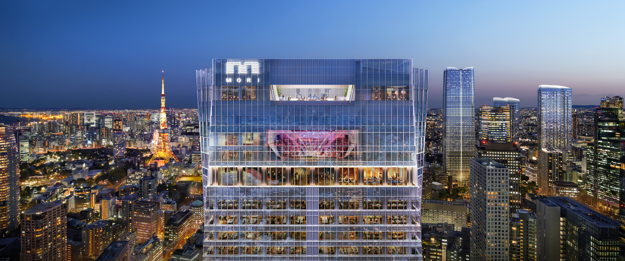 Gallery of OMA's Inaugural Tower in Tokyo: Toranomon Hills Station ...