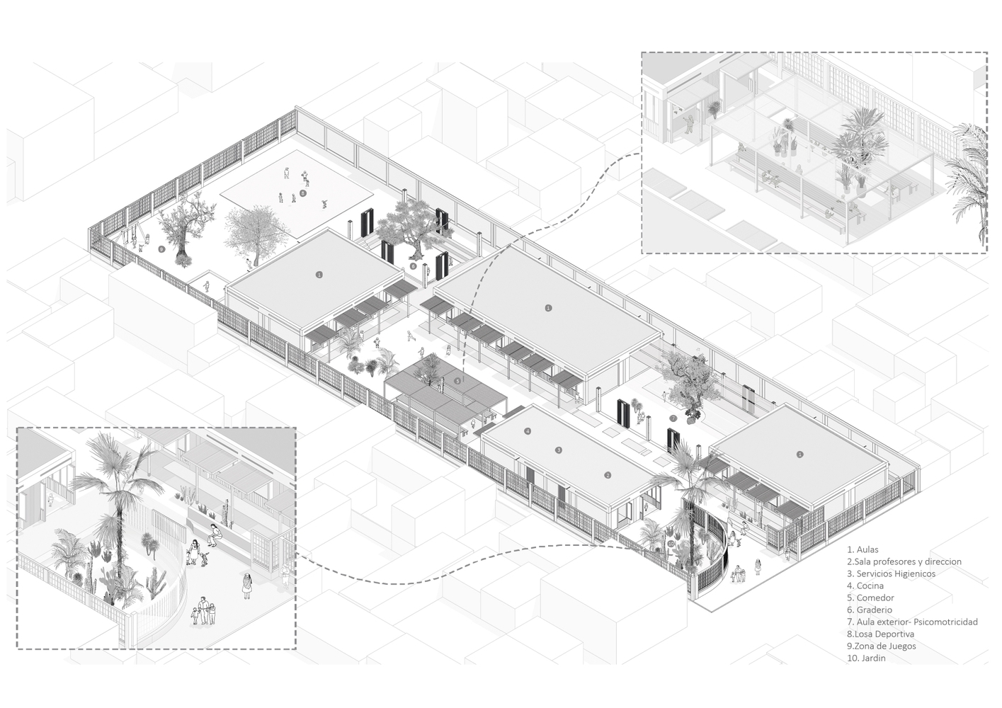 Gallery Of Biophilic Landscaping In Educational Spaces Stimulating