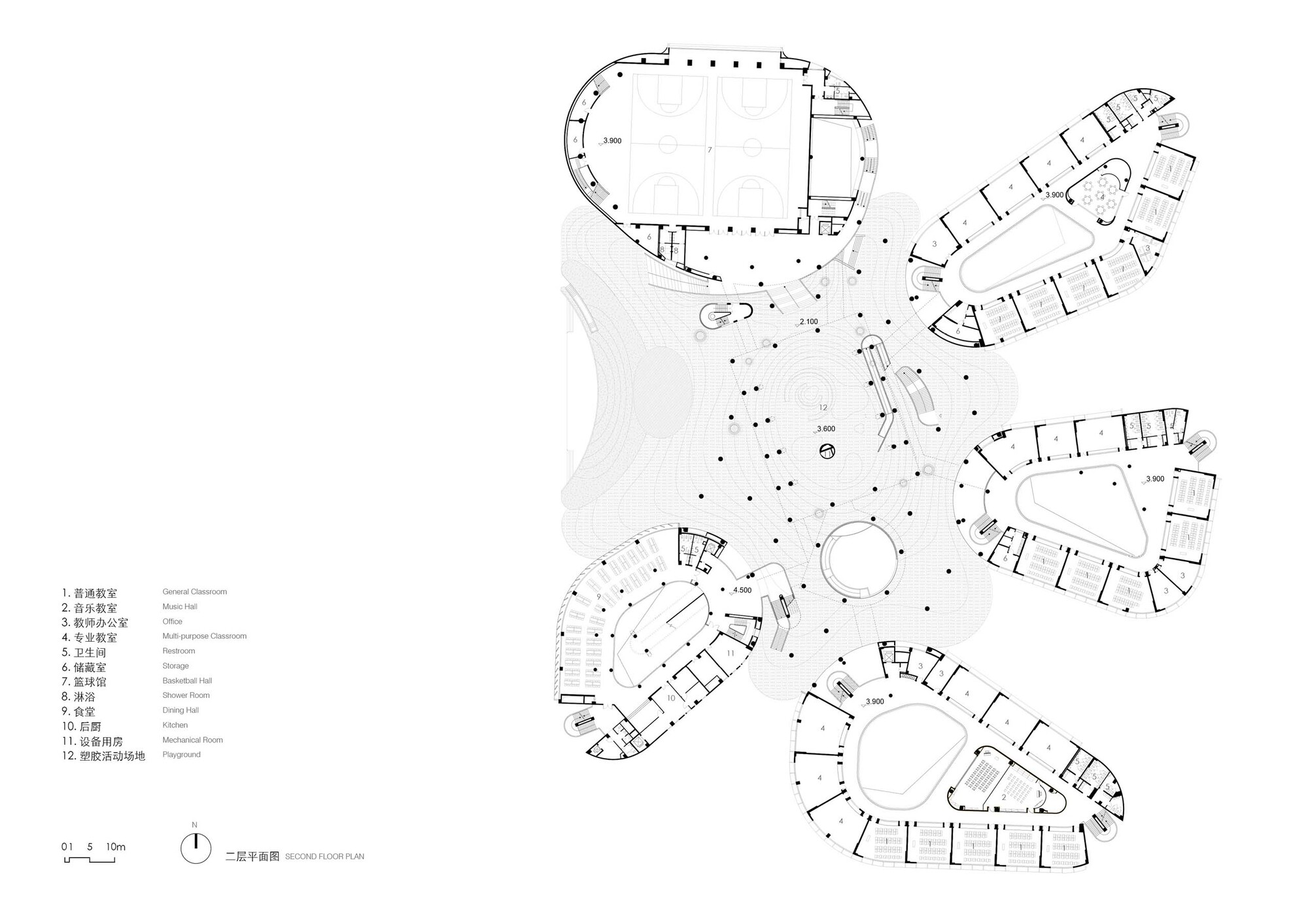 画廊 海口江东寰岛实验学校 / 迹•建筑事务所（TAO） - 79