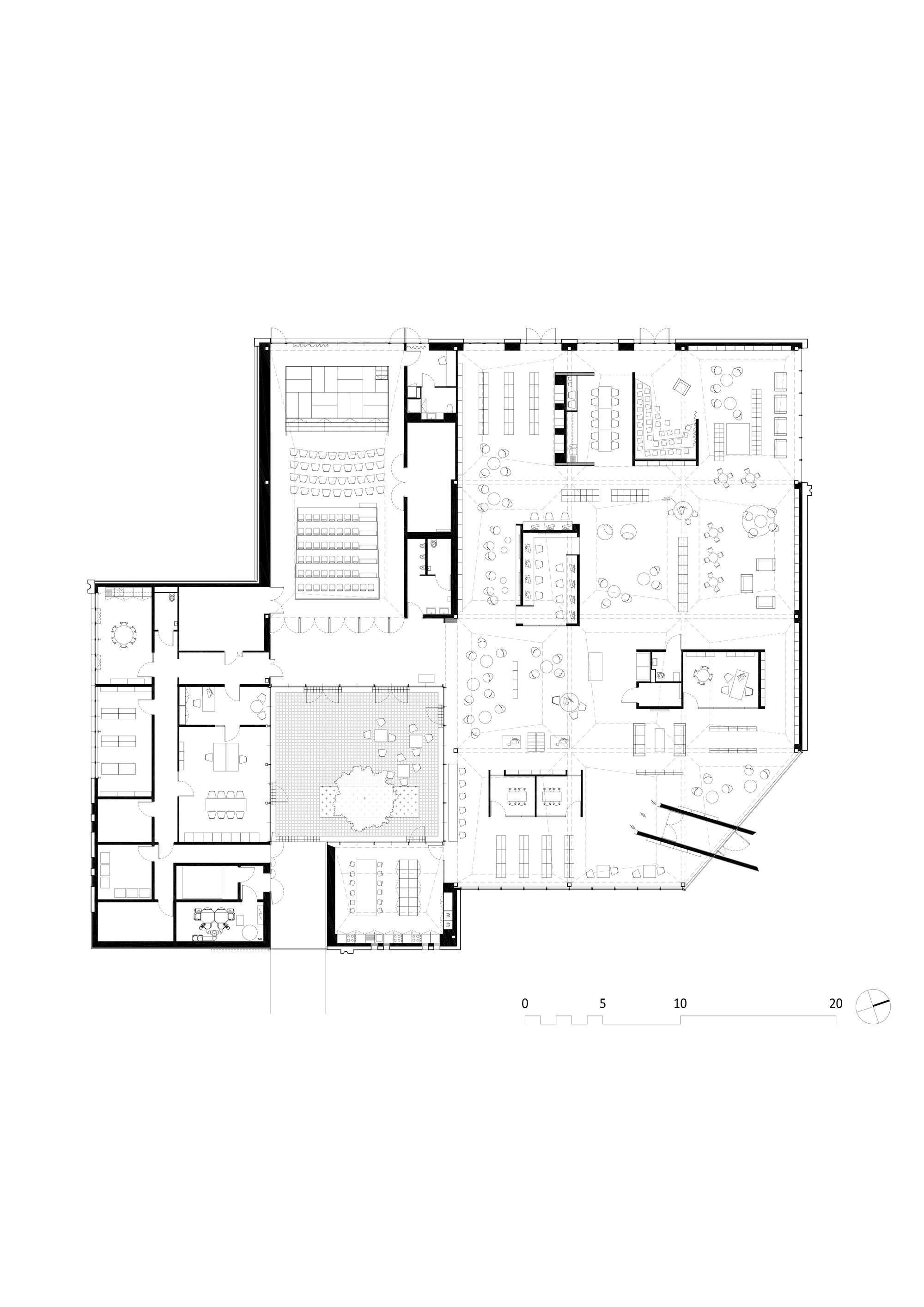 Gallery of Les Halles Building Media Library and Multifunctional Space ...