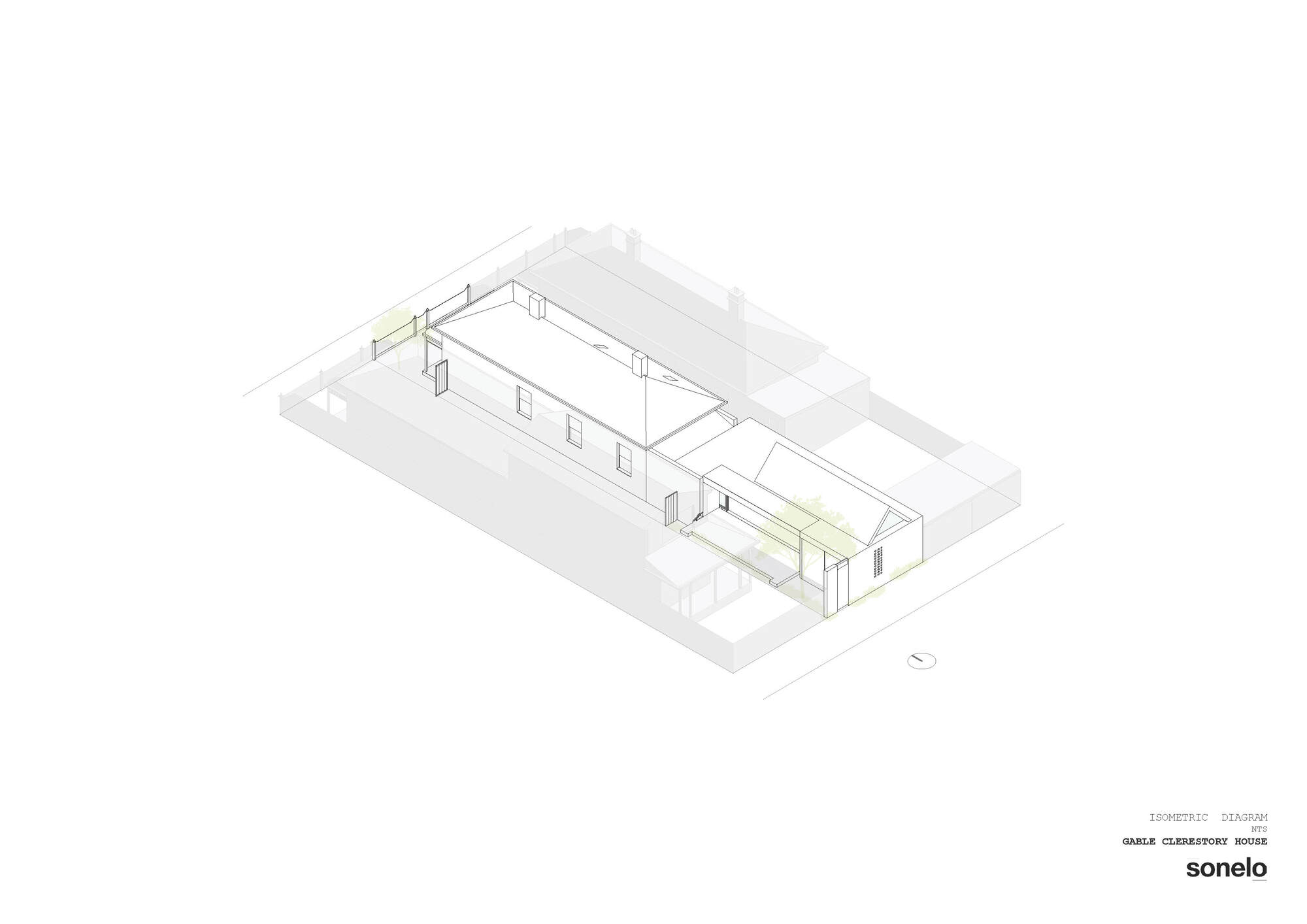 Gallery of Gable Clerestory House / Sonelo Design Studio - 22