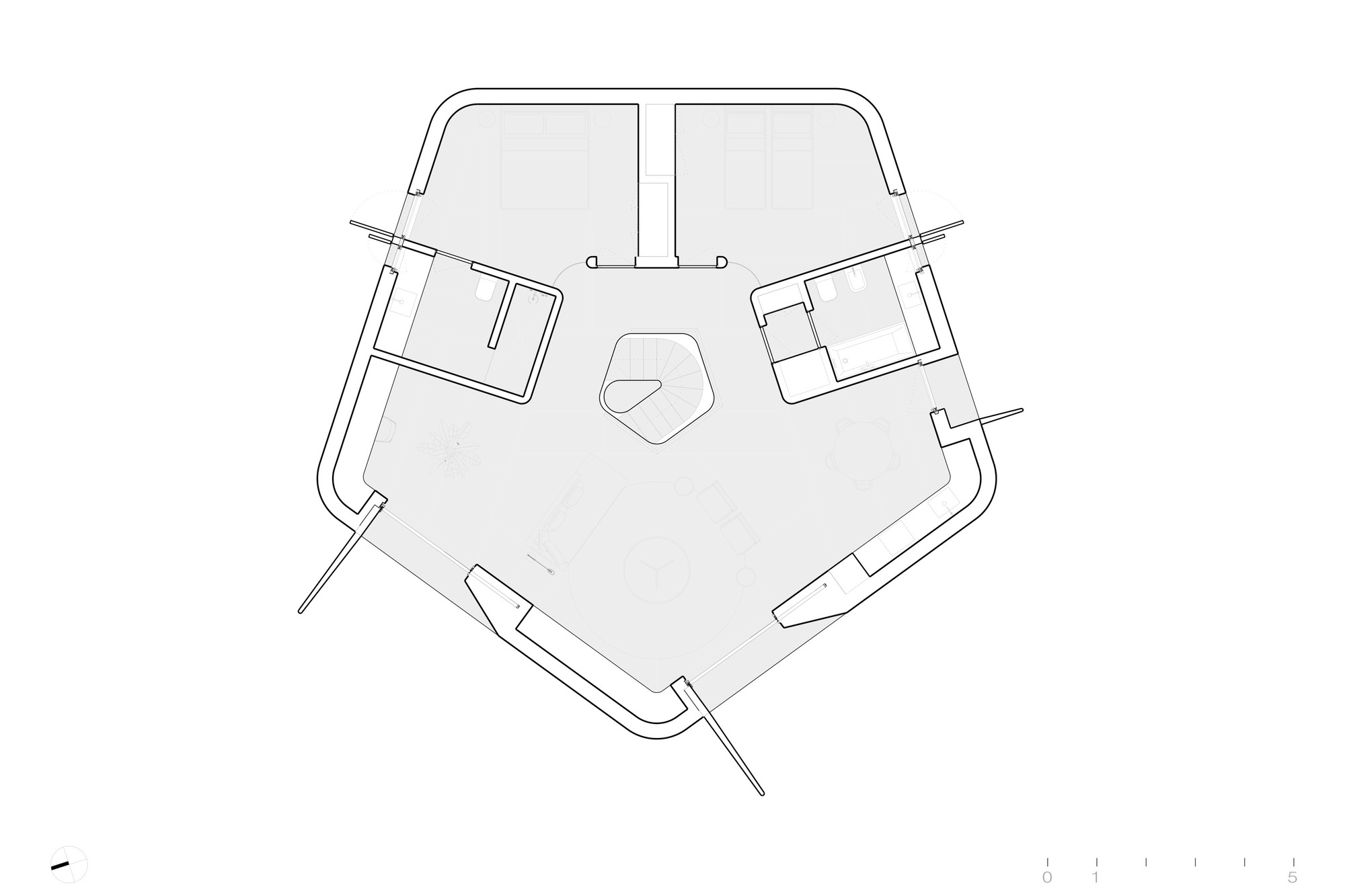 Gallery of Pinwheel House / JM Architecture - 20