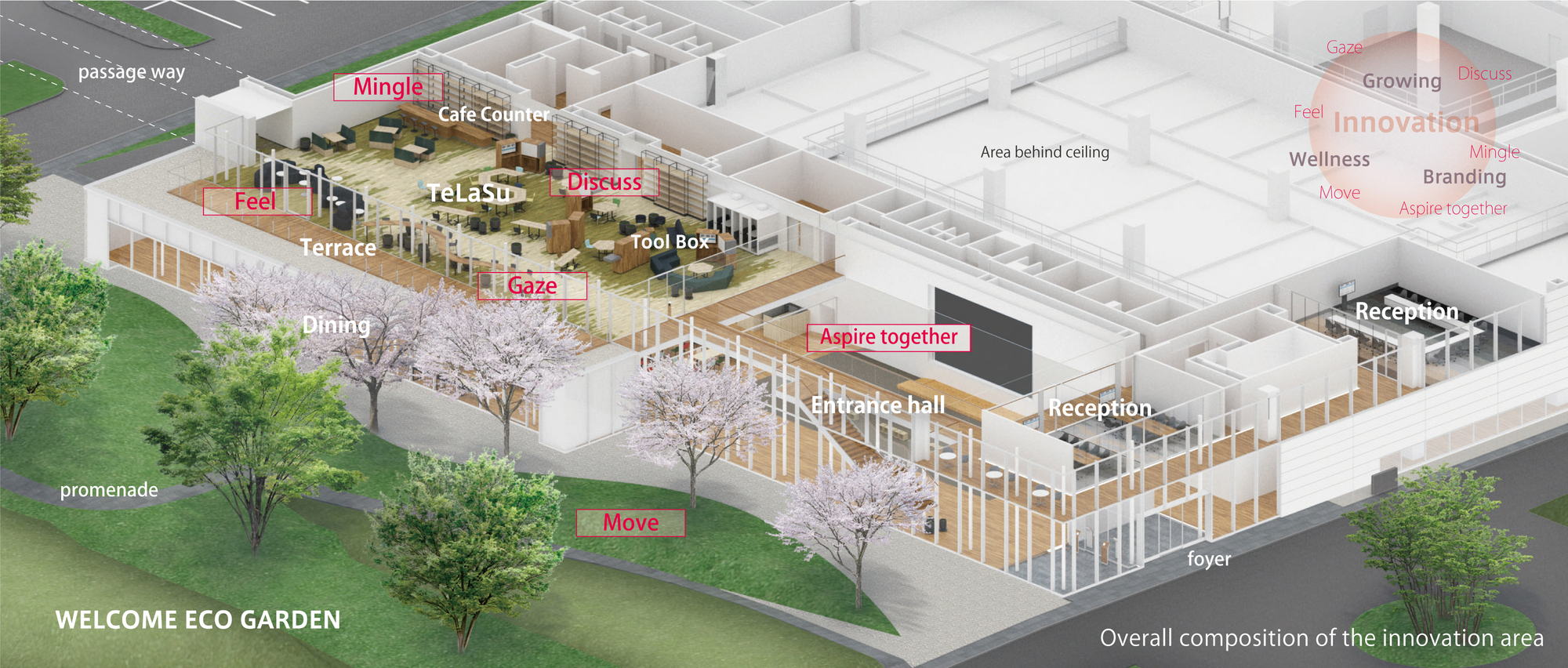Gallery of Miyagi Technology Innovation Center / TAISEI DESIGN Planners ...