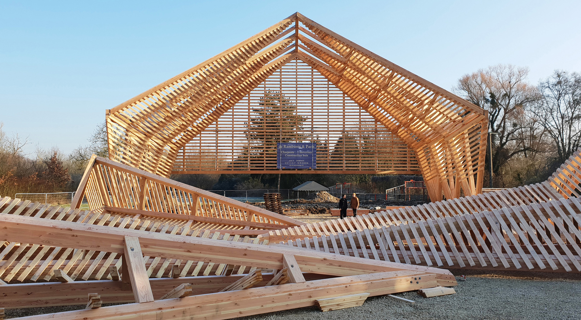 Gallery of Wooden Hall in Ancy-Dornot / Studiolada - 15