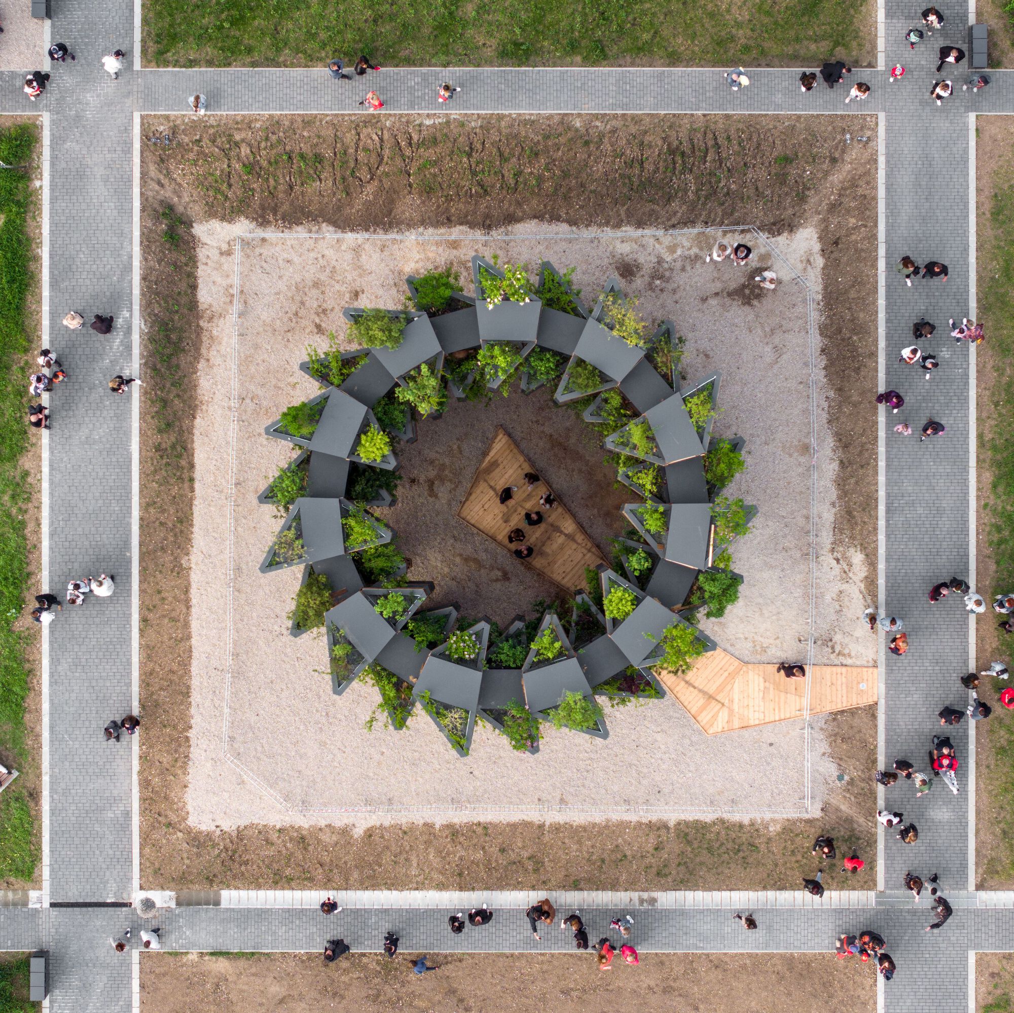 Gallery of Garden of Communities Pavilion / Hello Wood - 2