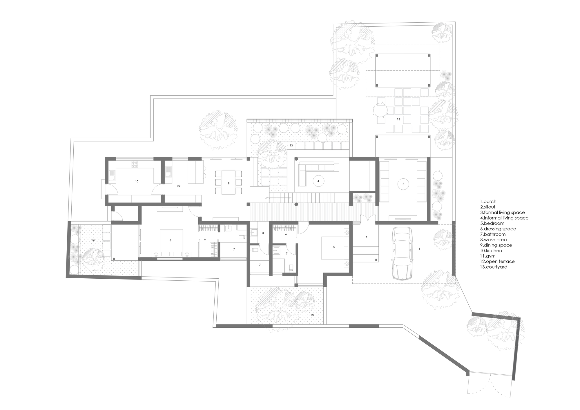 画廊 与自然共存，‘白屈菜’住宅 / 7th Hue Architecture Studio - 20