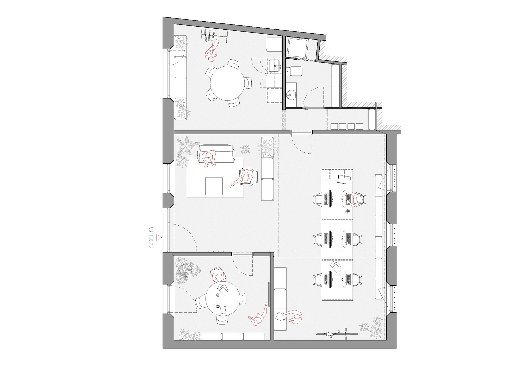 Galería de De casa a banco y de banco a casa / UNDOS Arquitectura - 17