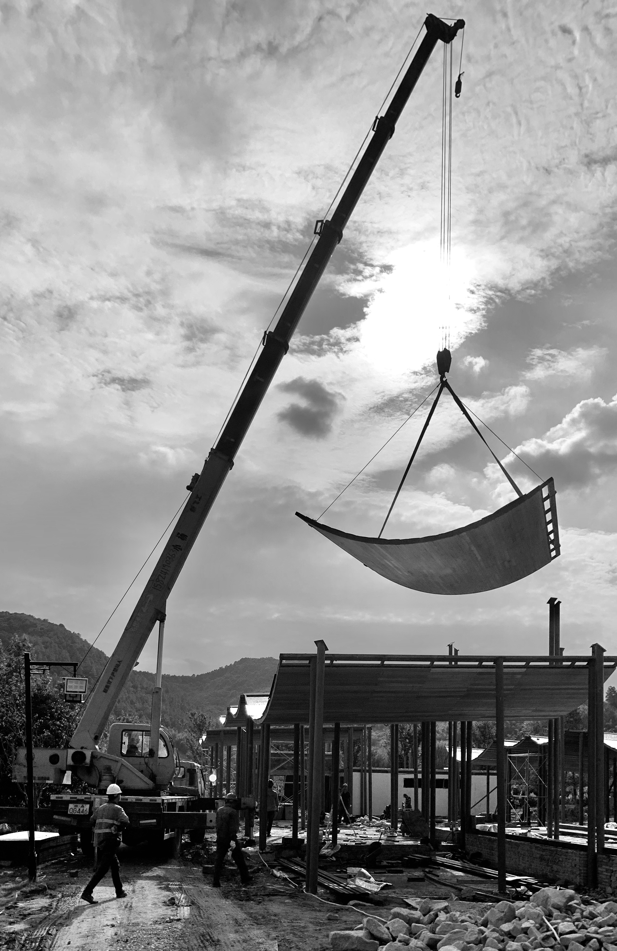 Gallery of Jingshan Flower Sea Tent Pavilion / Zhejiang A&F University ...