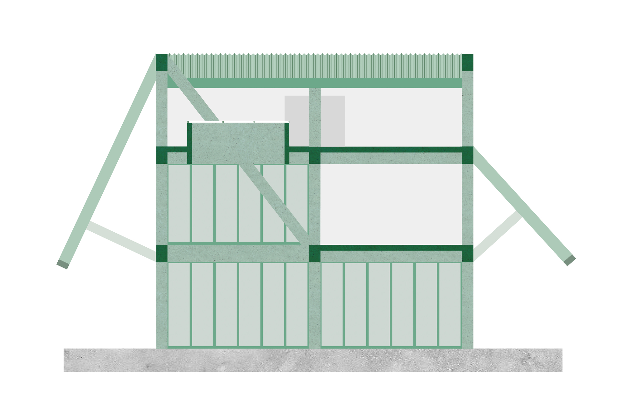 Gallery of Four-Roof Pavilion / Found Projects + Schneider & Luescher - 23