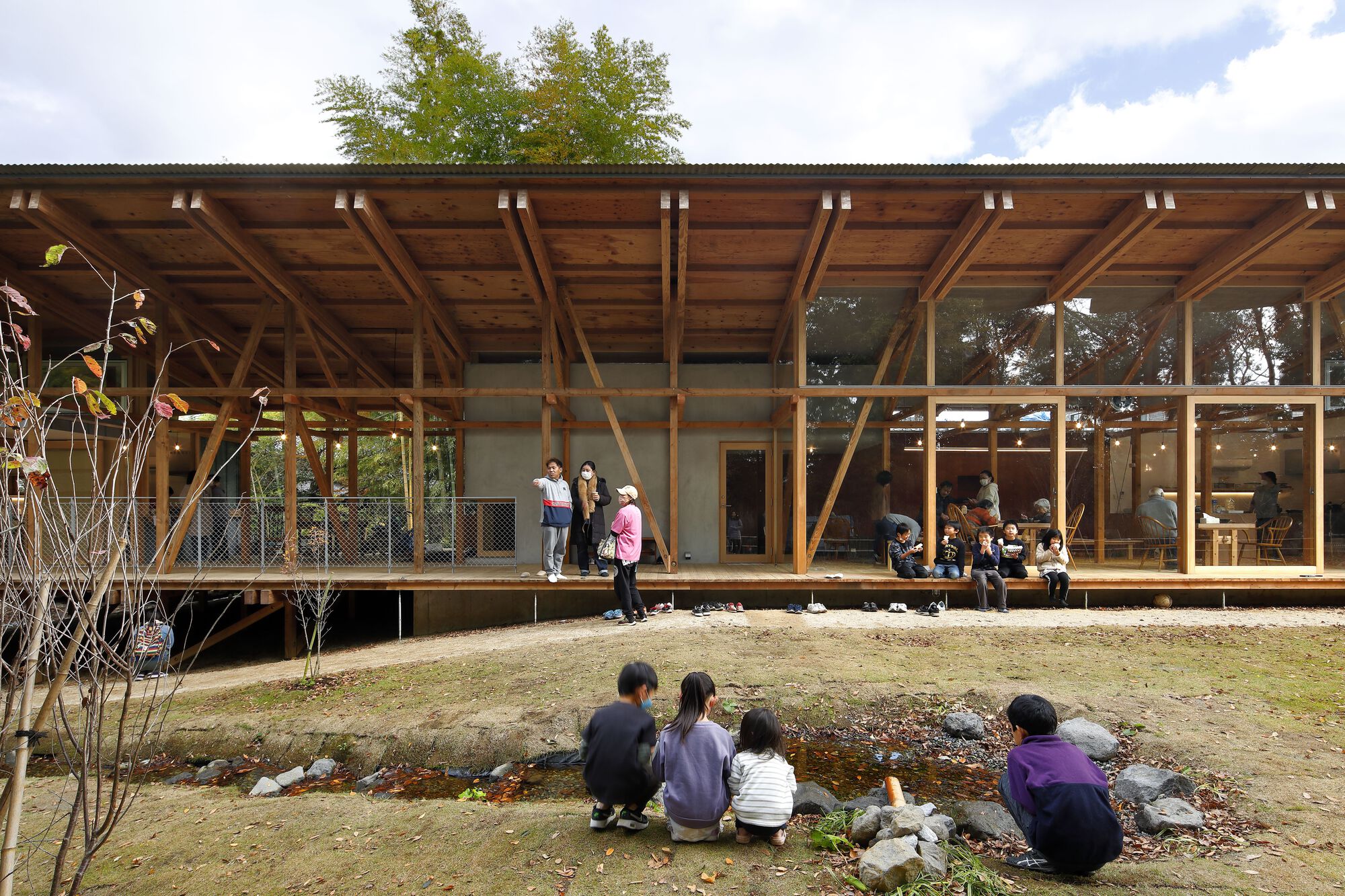 Gallery of Long House with an Engawa Senior Daycare Center / Yamazaki ...