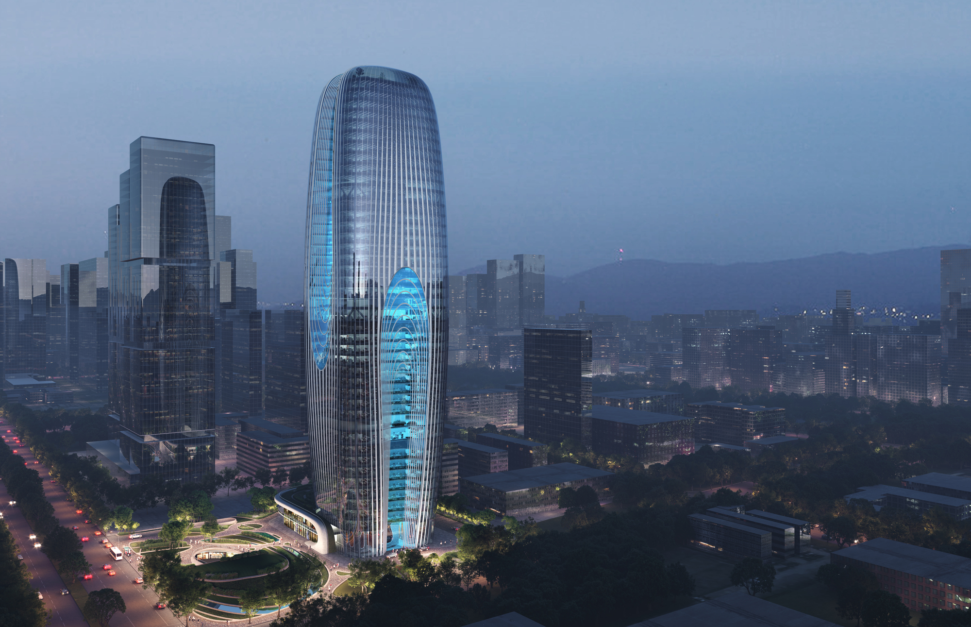Gallery of Zaha Hadid Architects Unveils the Design of the Daxia Tower ...