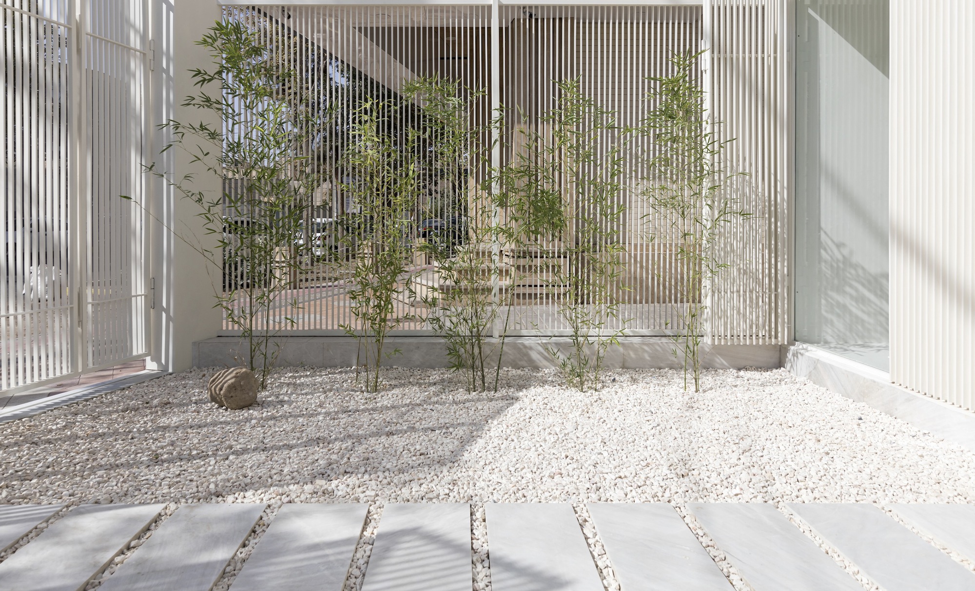 Gallery of White Trio House Office and Store / White on White Studio - 10