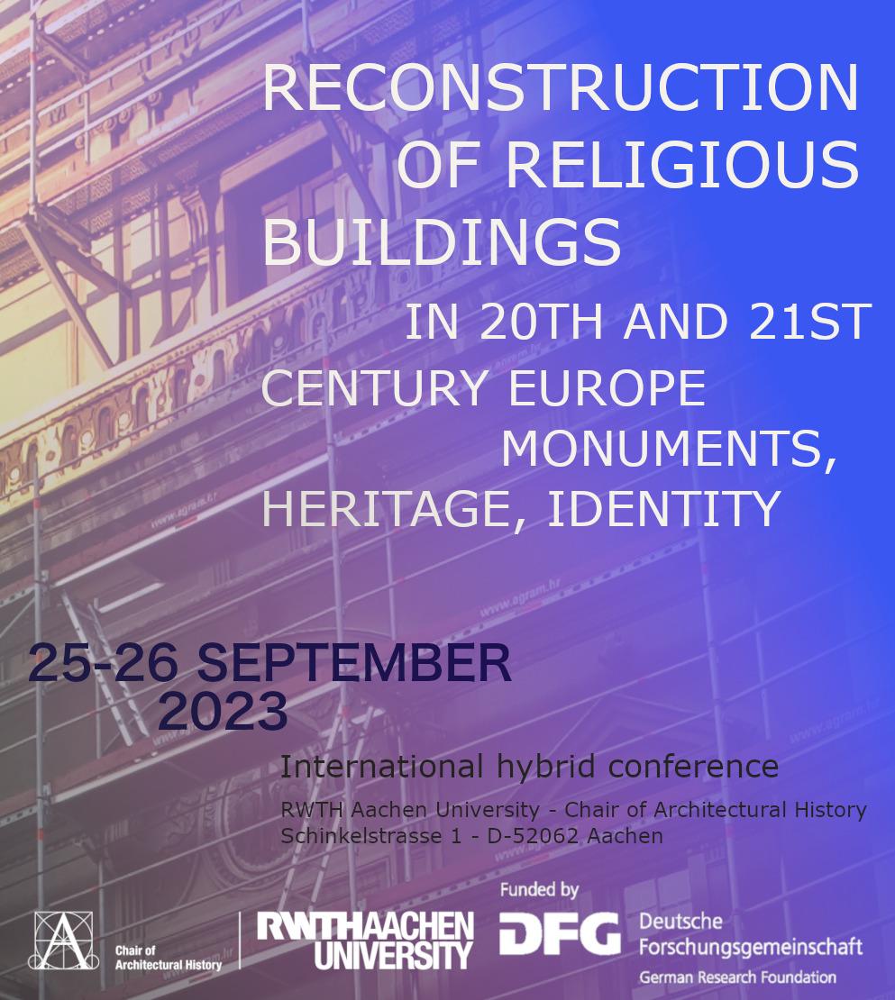 Reconstructing Religious Buildings in 20th and 21st century Europe ...