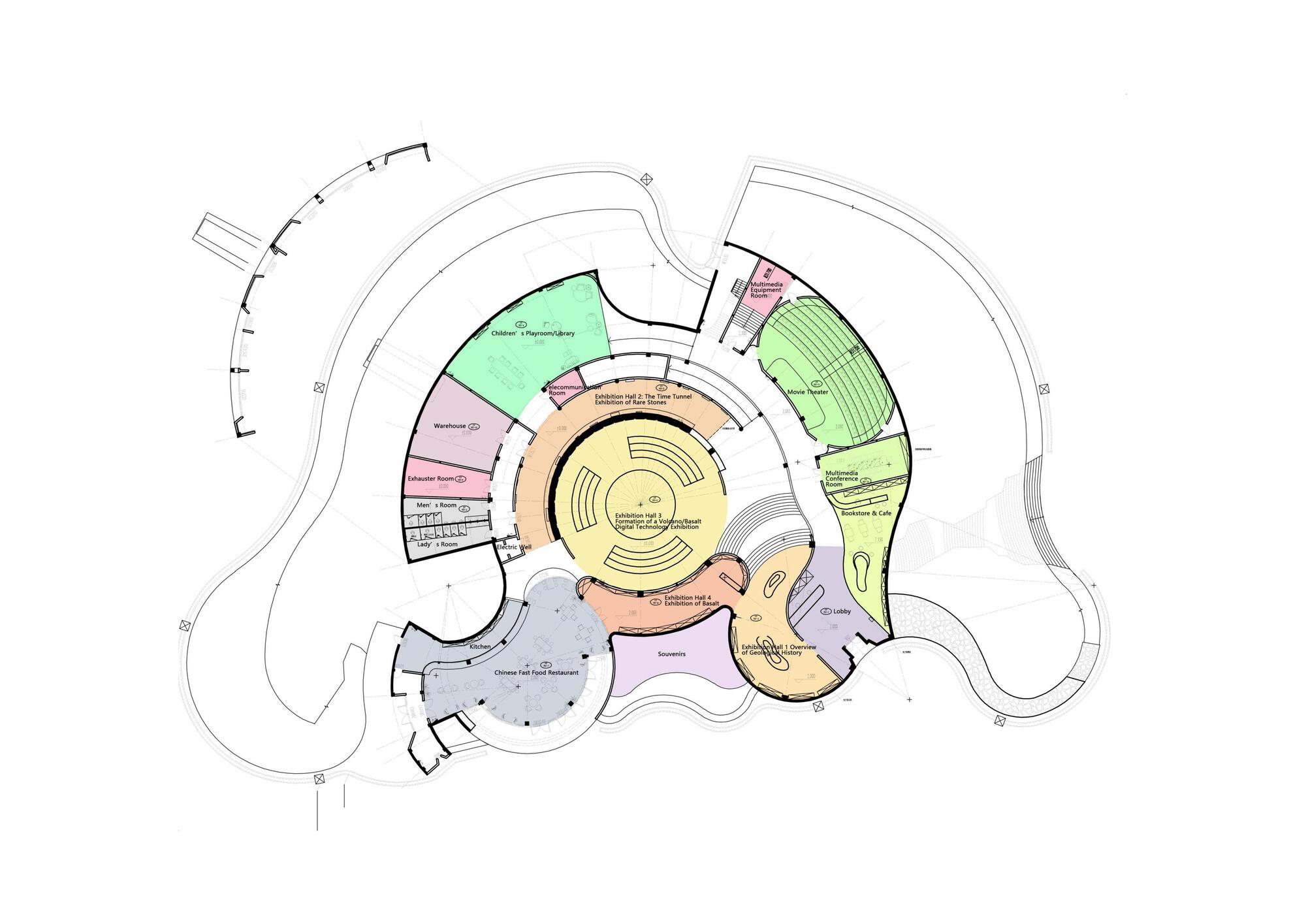 Gallery of Nashan Geological Museum / Xiamen Urban Environment Design ...