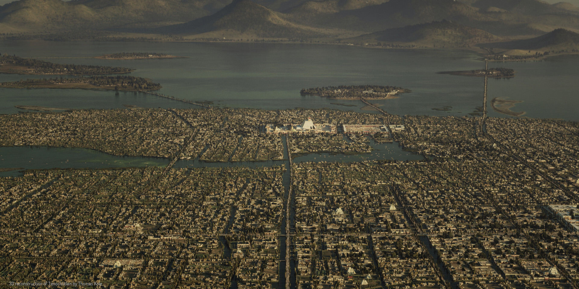 Galería de Reconstrucción en 3D muestra un retrato de la ciudad de ...