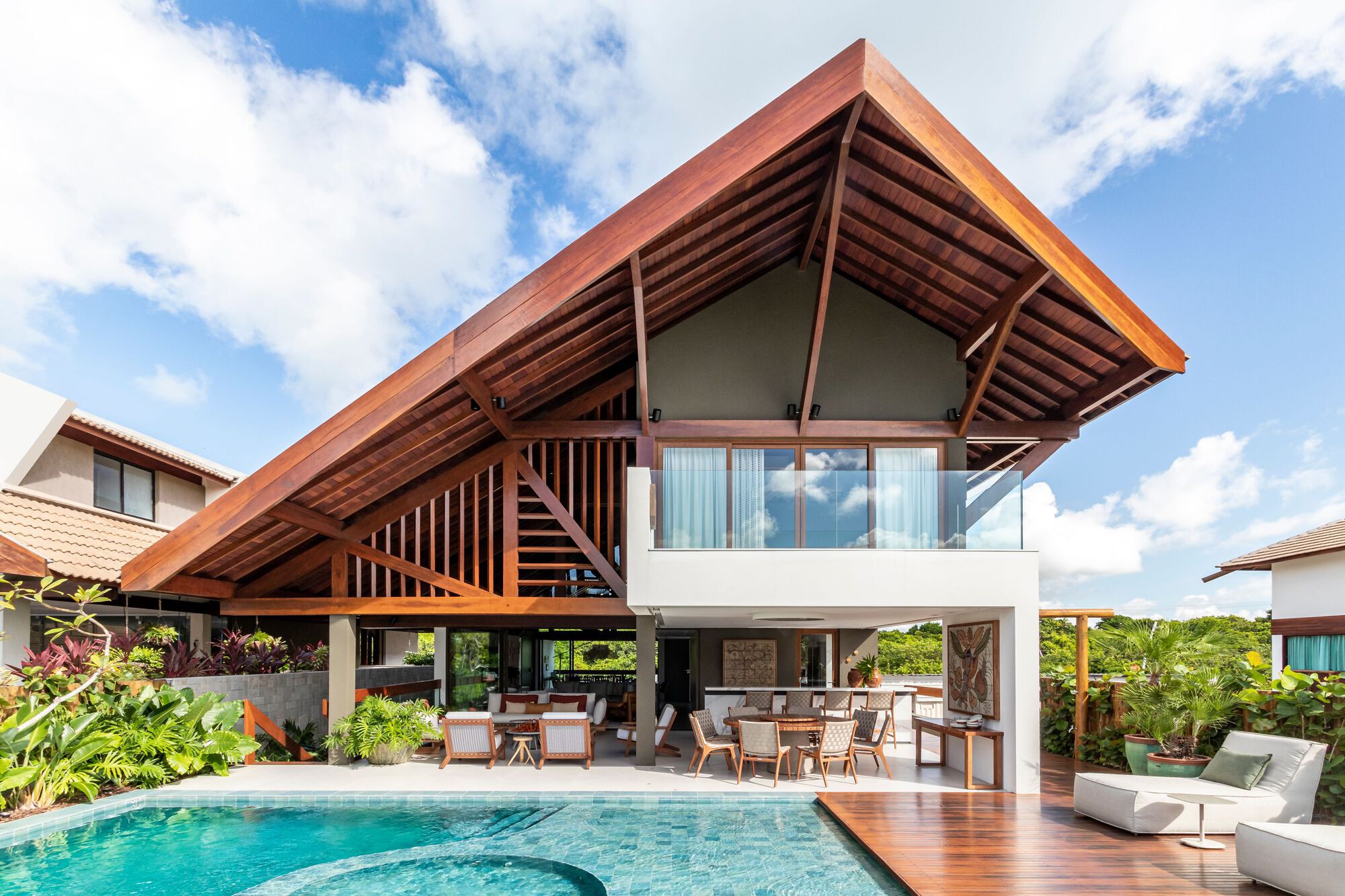 Galeria de Padrões e texturas de madeira em casas brasileiras - 15