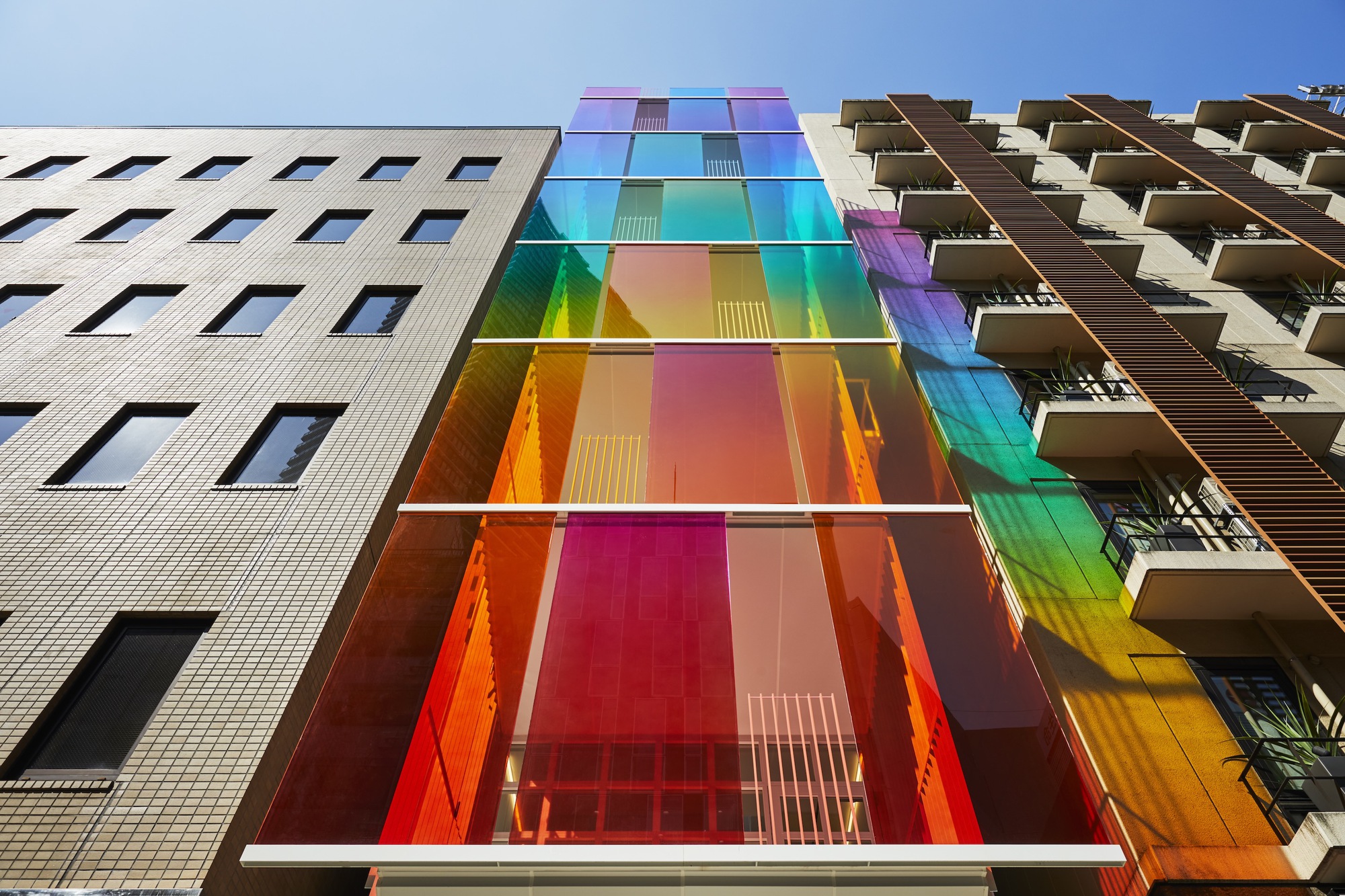 Vertical Rainbow Office Building / SAKO Architects | ArchDaily