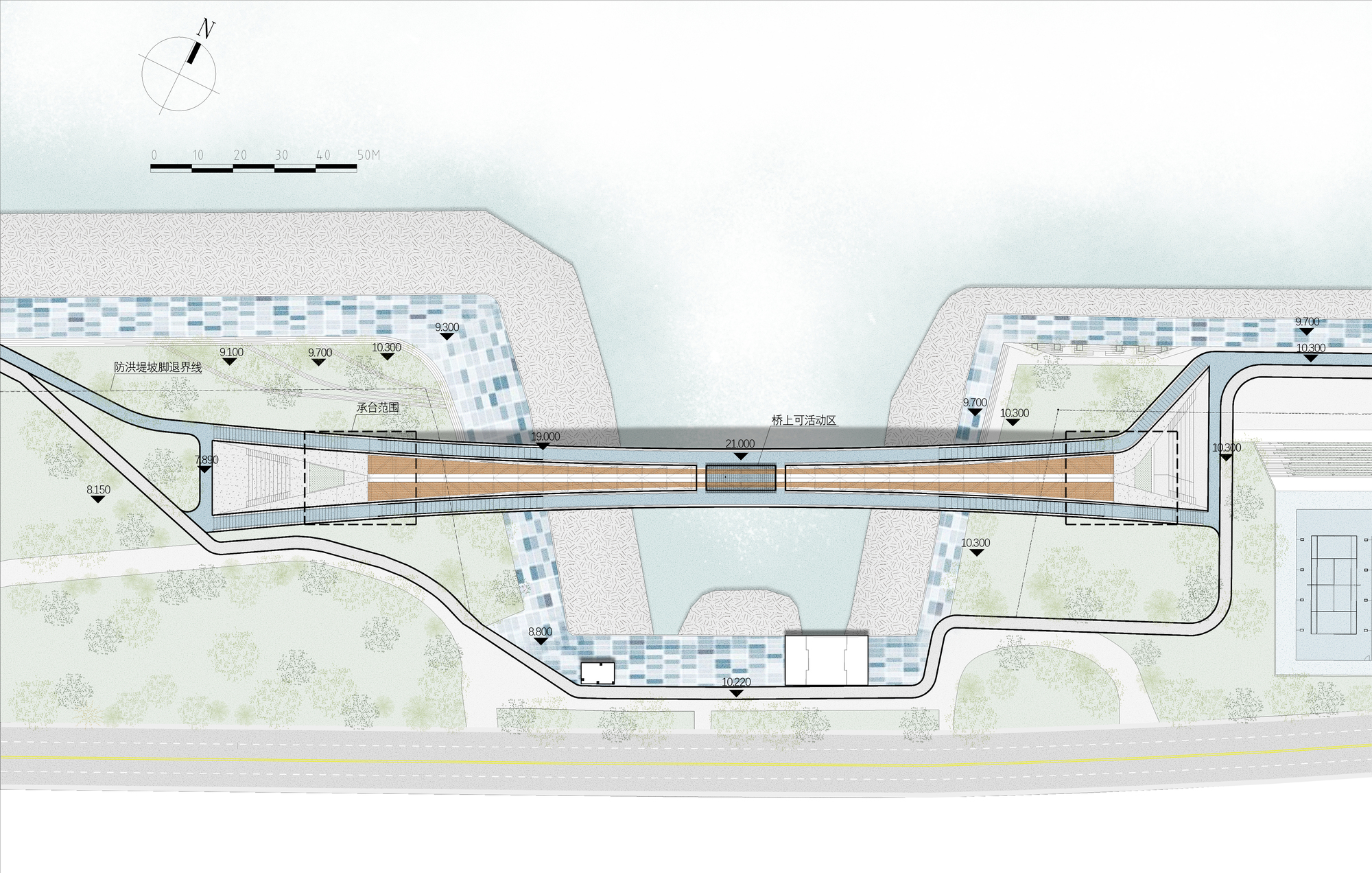 Gallery of Hangzhou Riverfront Public Space -the Silk Bridge / TJAD ...