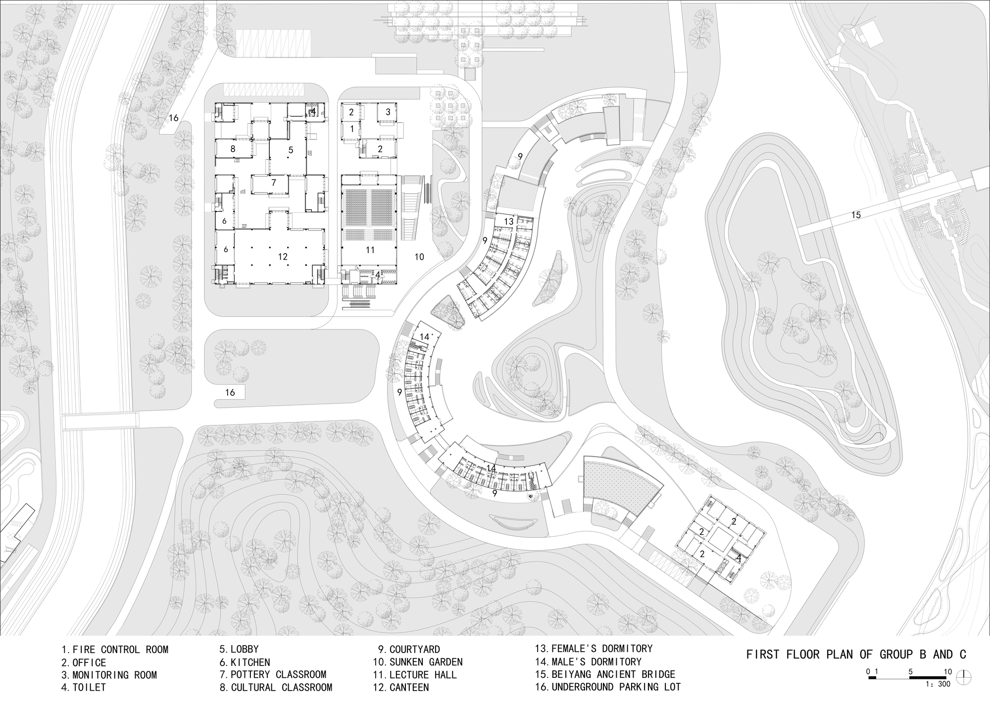Gallery of Wuhan Sponge Park Research + Visitor Center / UAO Design - 36