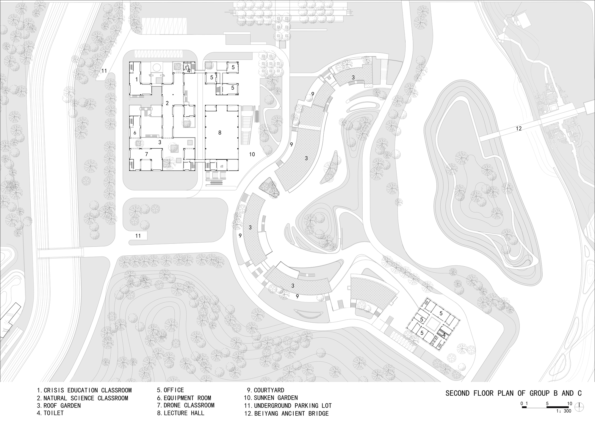 Gallery of Wuhan Sponge Park Research + Visitor Center / UAO Design - 37