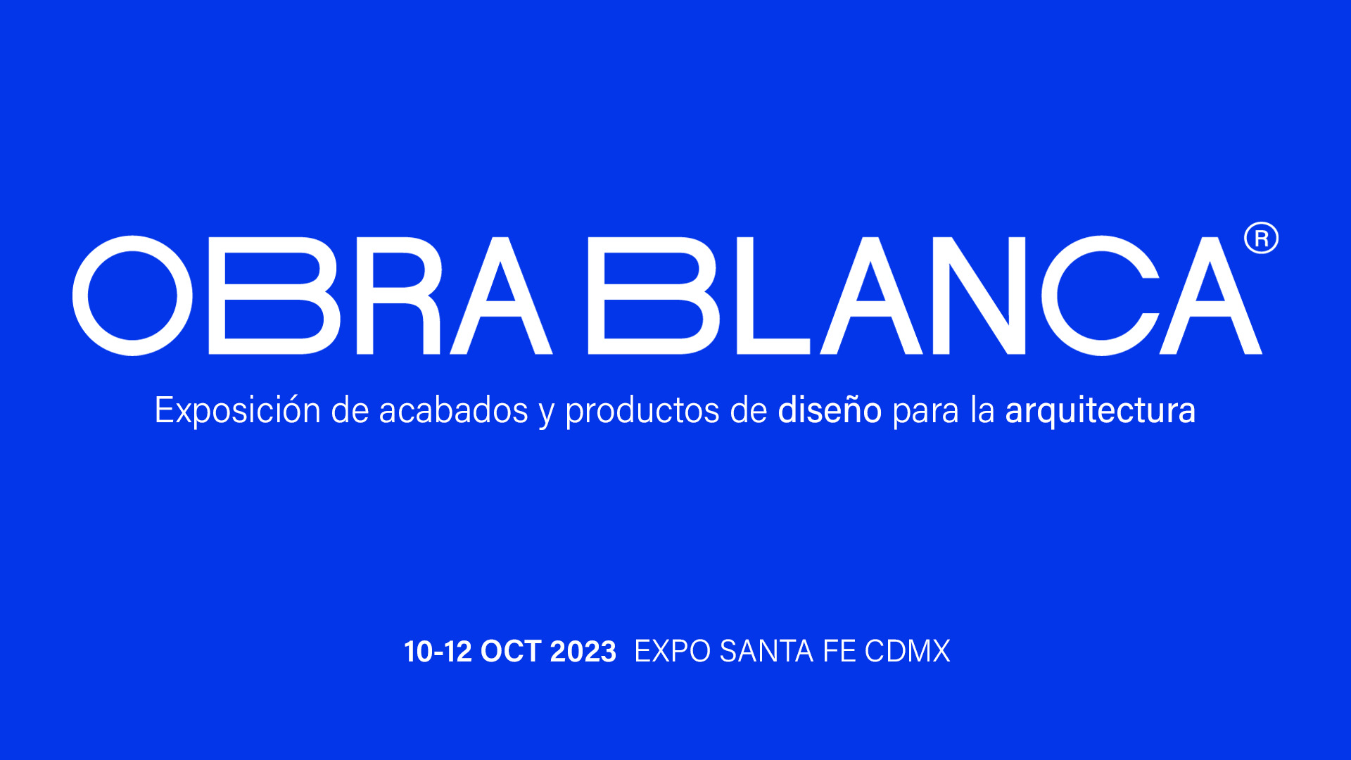 Obra Blanca: el encuentro de ideas constructivas celebra su tercera edición del 10 al 12 de ...