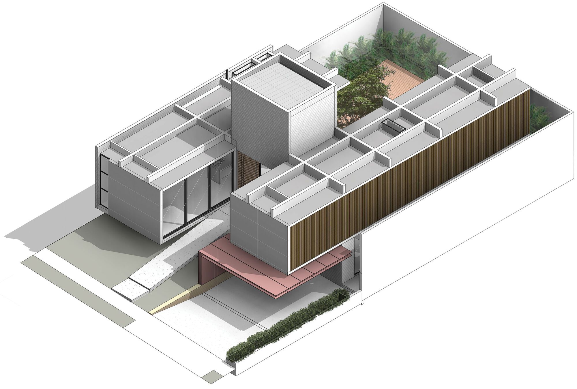 Galería de Casa Patio / Caio Persighini Arquitetura - 50