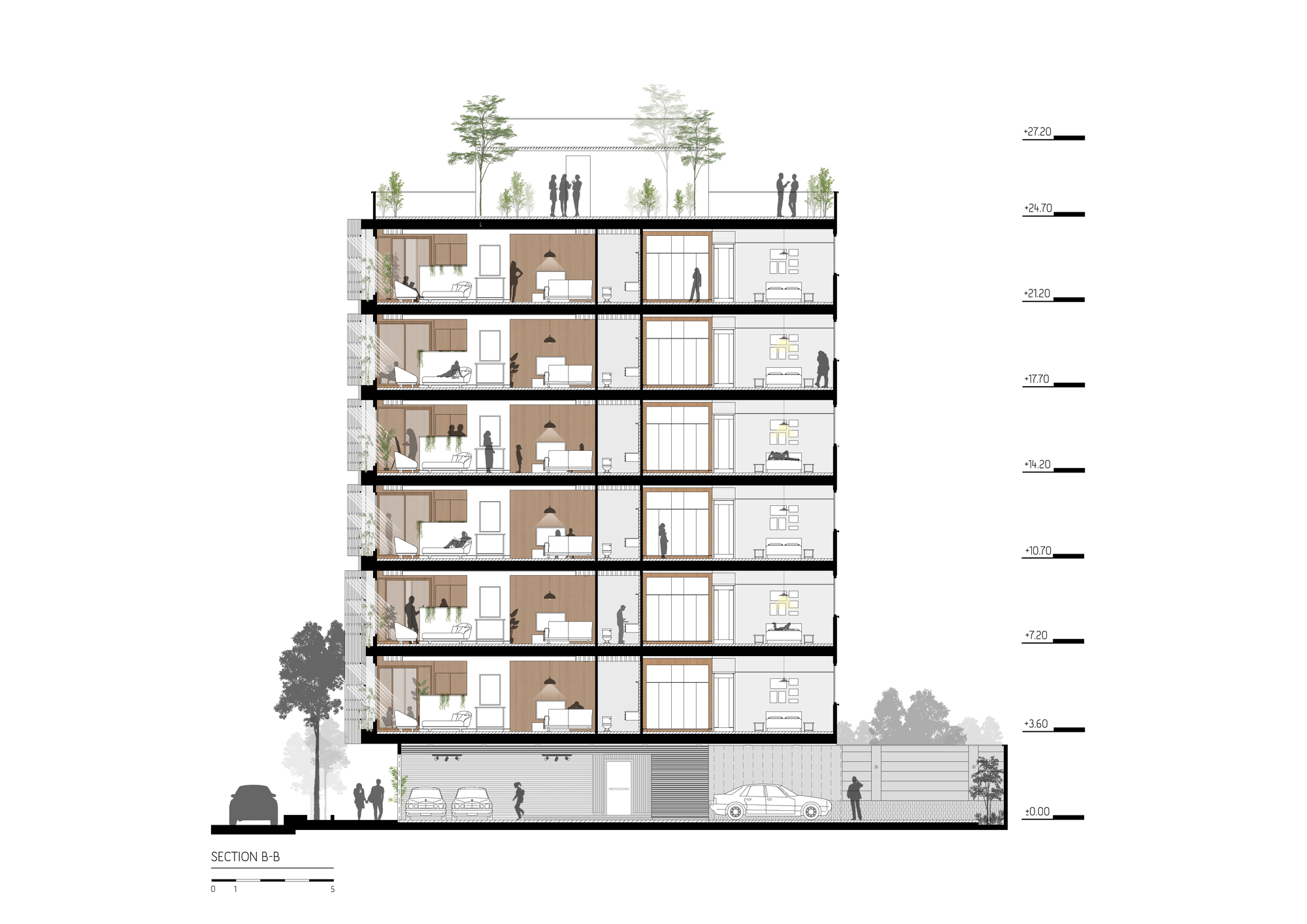 Gallery of Afra Residential Building / barsav architecture office - 20