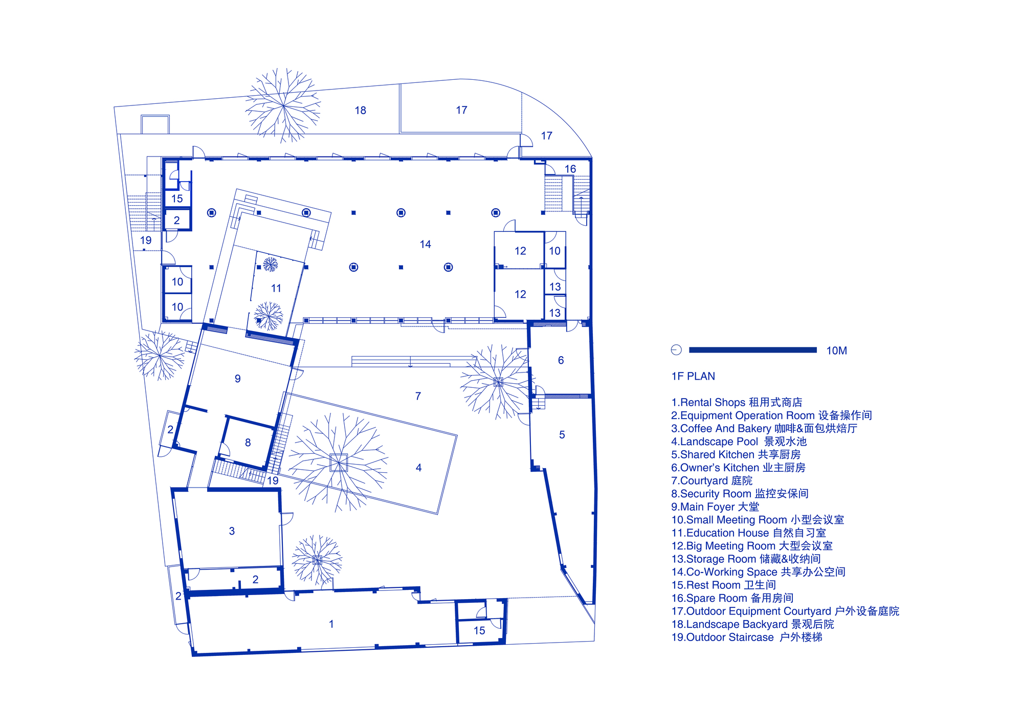 Gallery of Terraced Courtyard / Team BLDG - 31