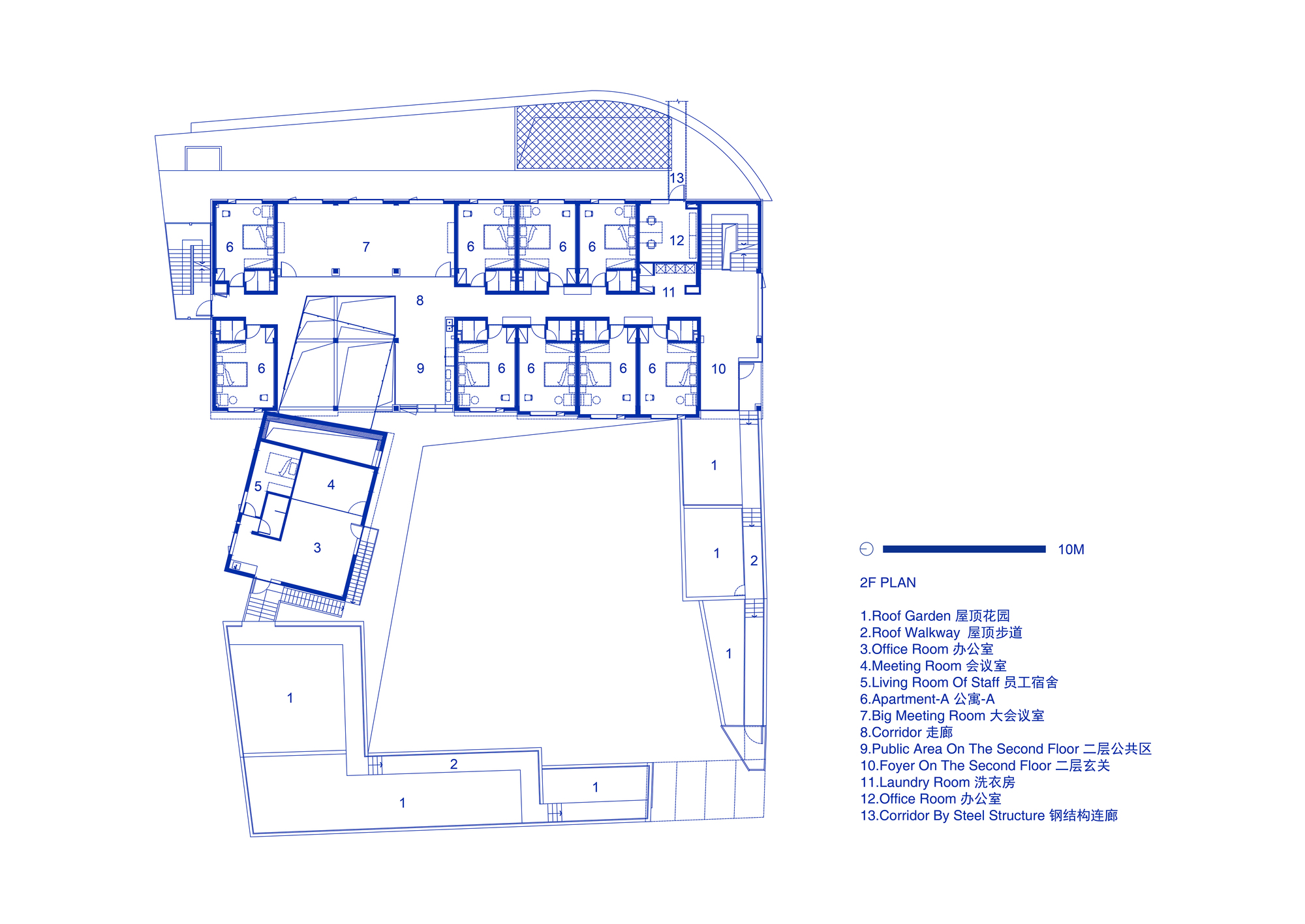 Gallery of Terraced Courtyard / Team BLDG - 32