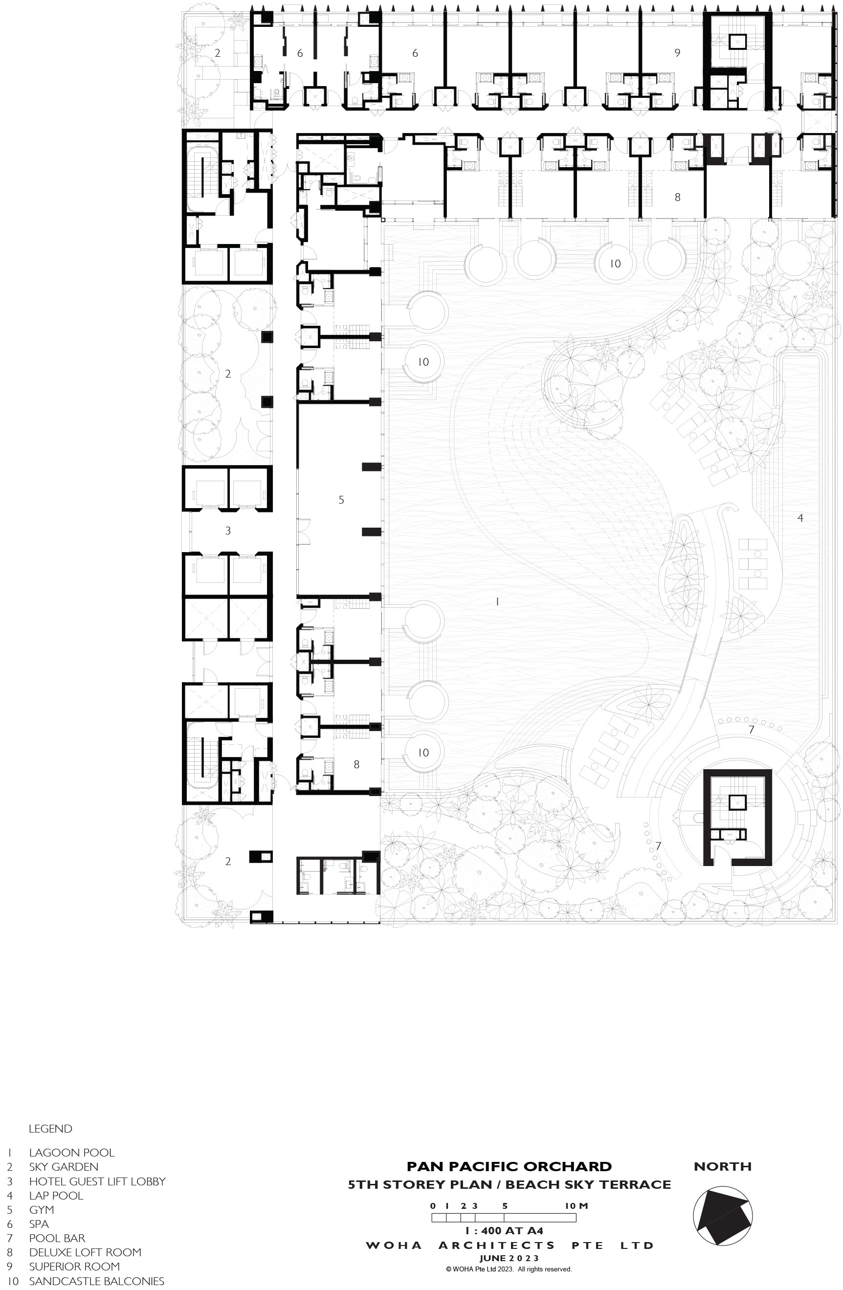Gallery of Pan Pacific Orchard Hotel / WOHA - 20