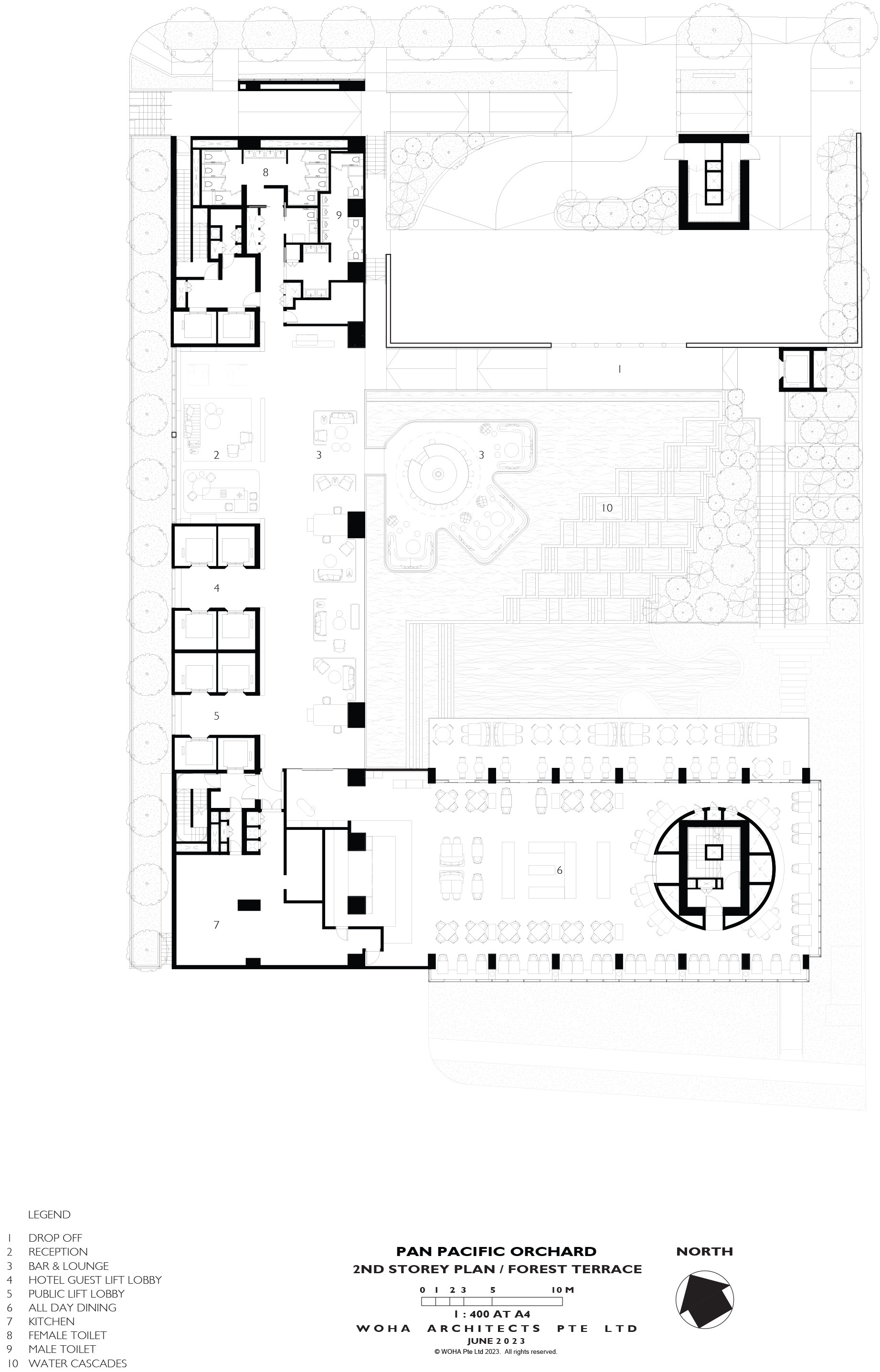 Gallery of Pan Pacific Orchard Hotel / WOHA - 19