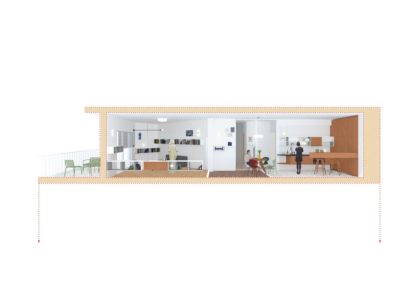Gallery of Piscator Apartment in Athens / en-route-architecture - 17
