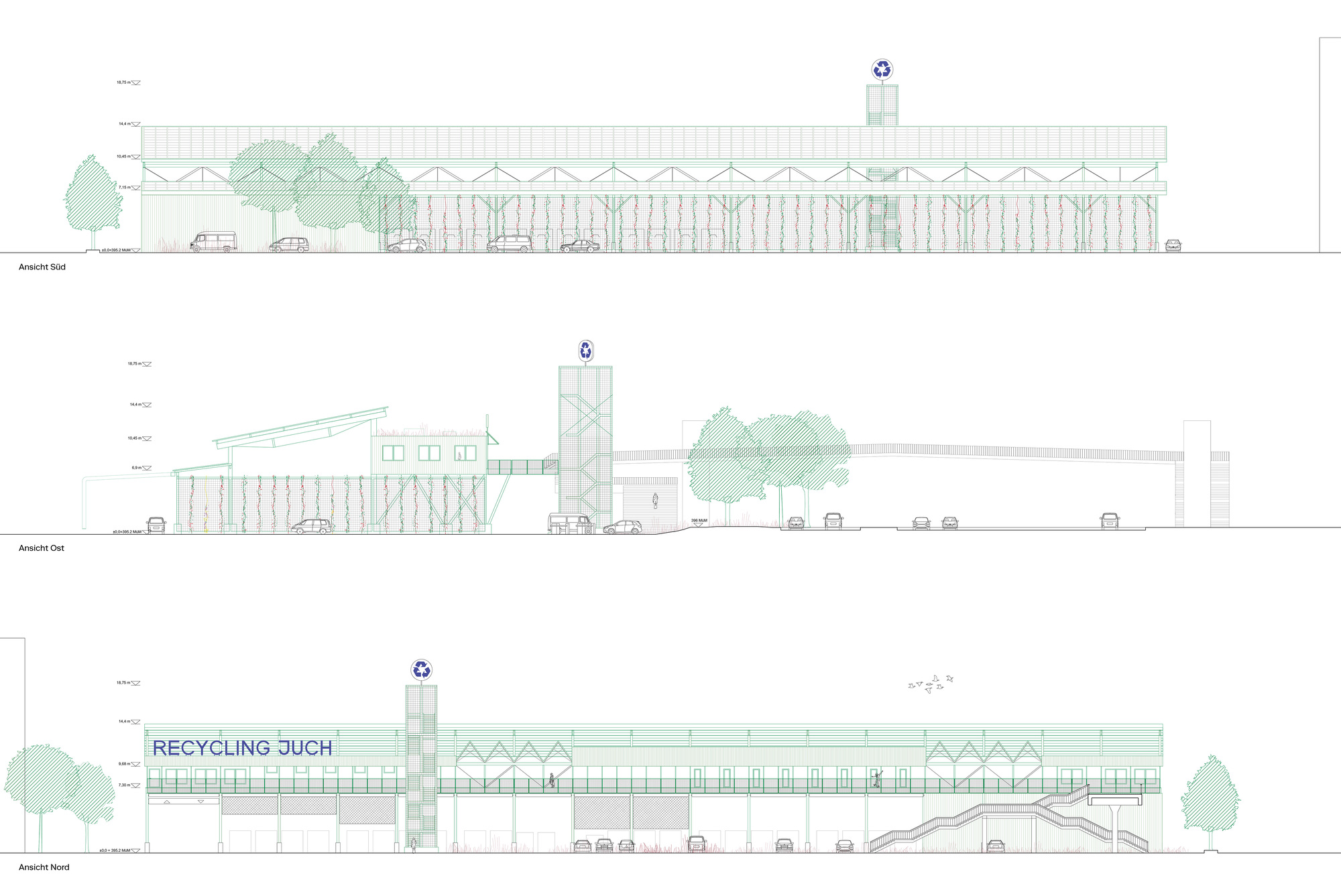 Gallery of A Recycling Center in Zurich and a Resilience Hub in Arizona ...