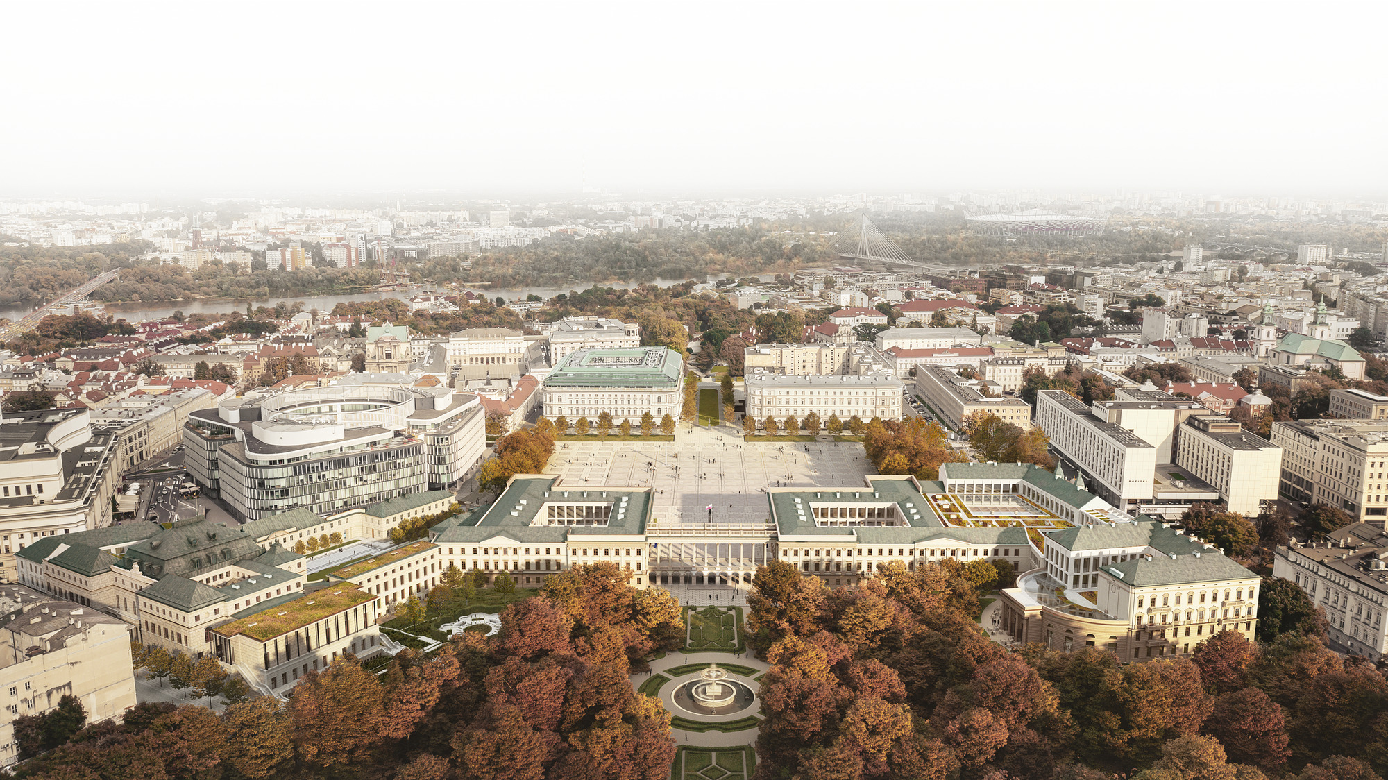 Gallery of WXCA Wins Competition for the Reconstruction of Warsaw's ...