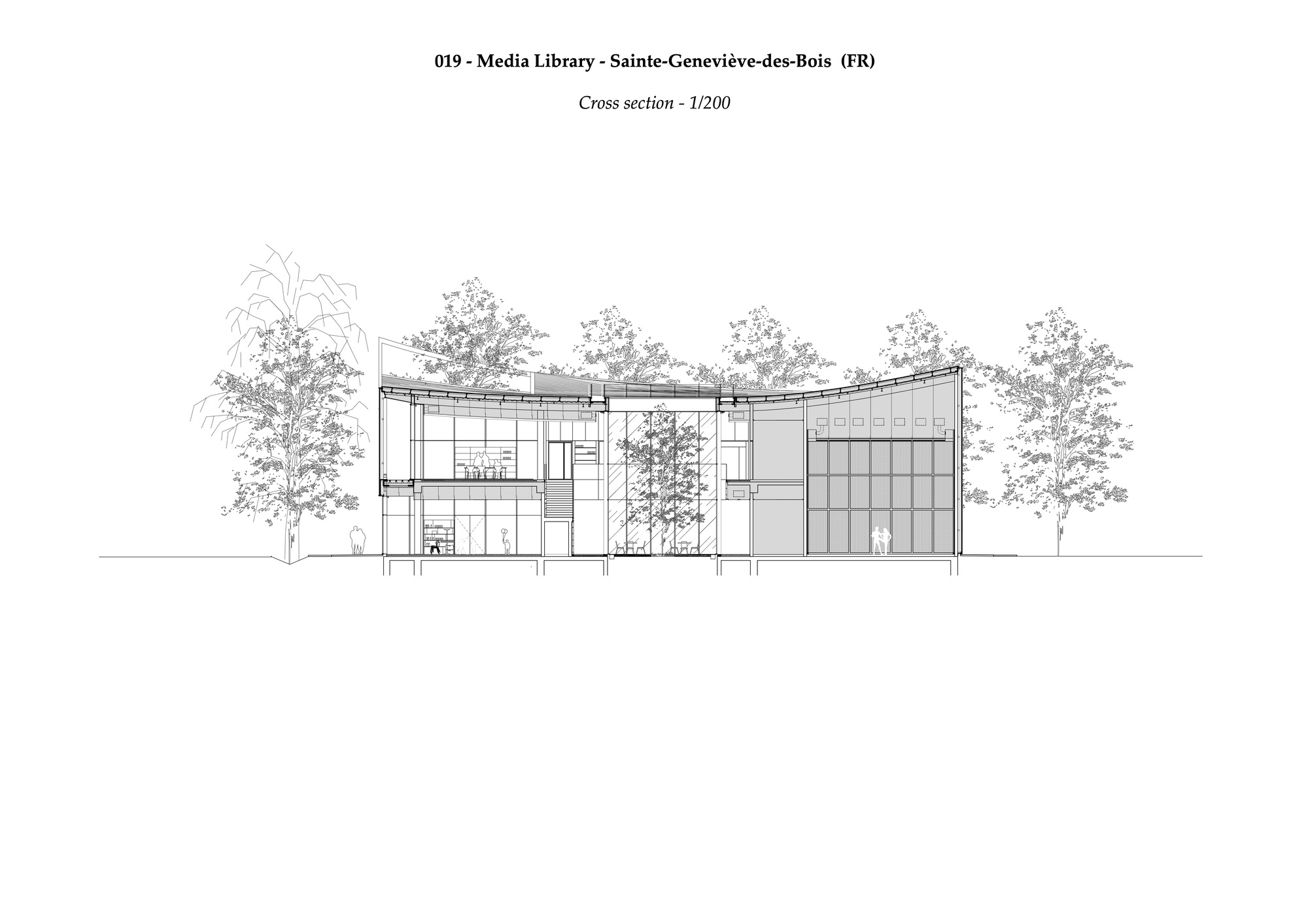 Gallery of Media Library Sainte-Geneviève- des-Bois / archi5 + Calmm ...