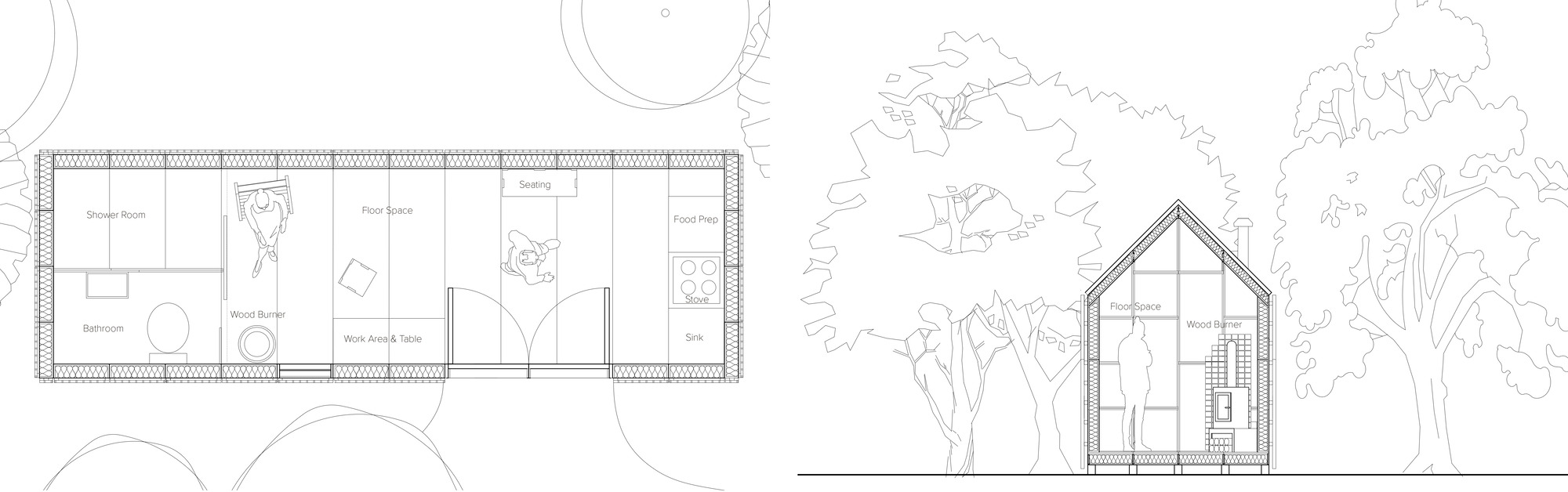 Gallery of 4 Modular Wooden Homes: Tiny House, Cabin, Extension, and ...