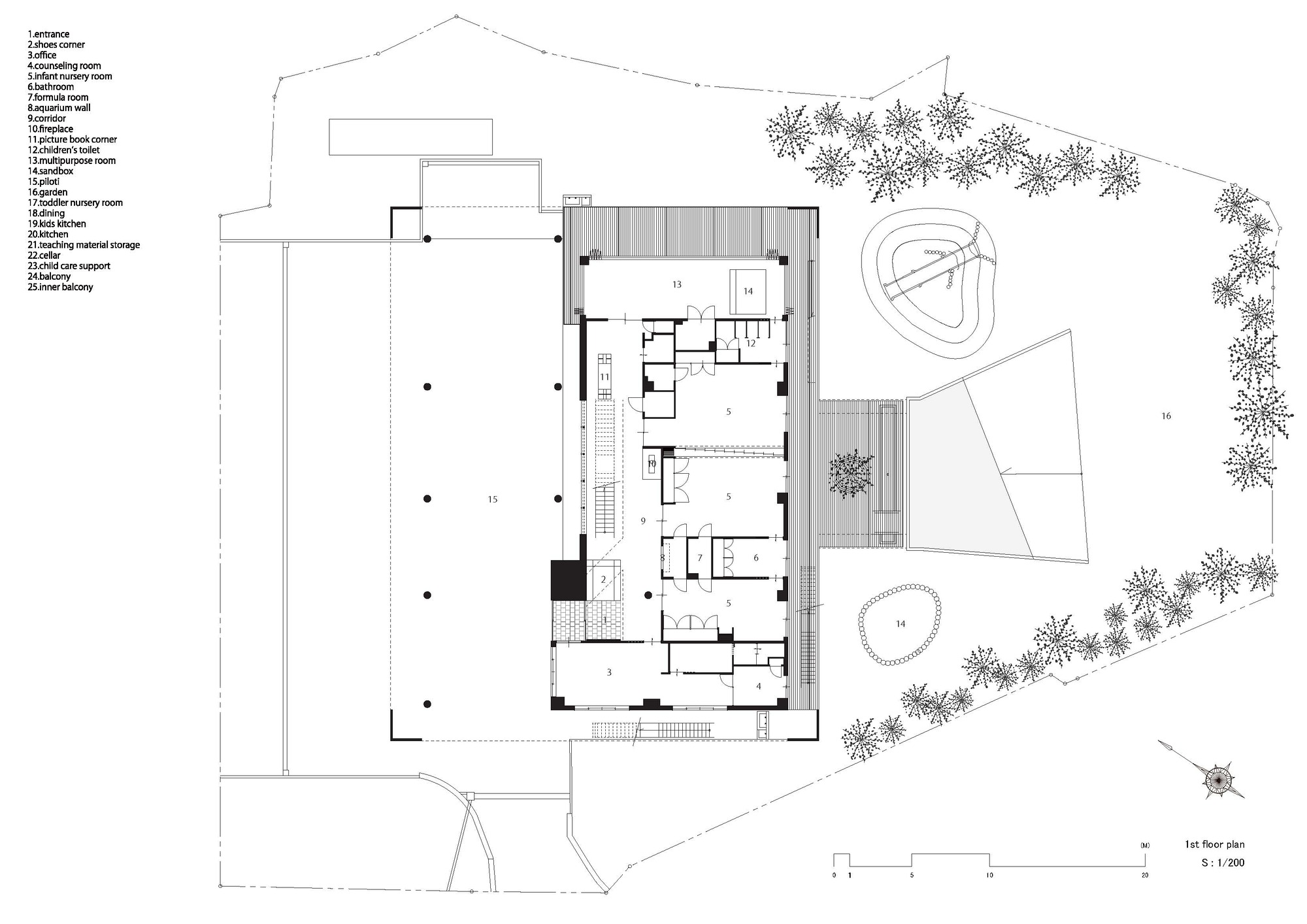 Gallery of ATG Kindergarten and Nursery / HIBINOSEKKEI + Youji no Shiro ...