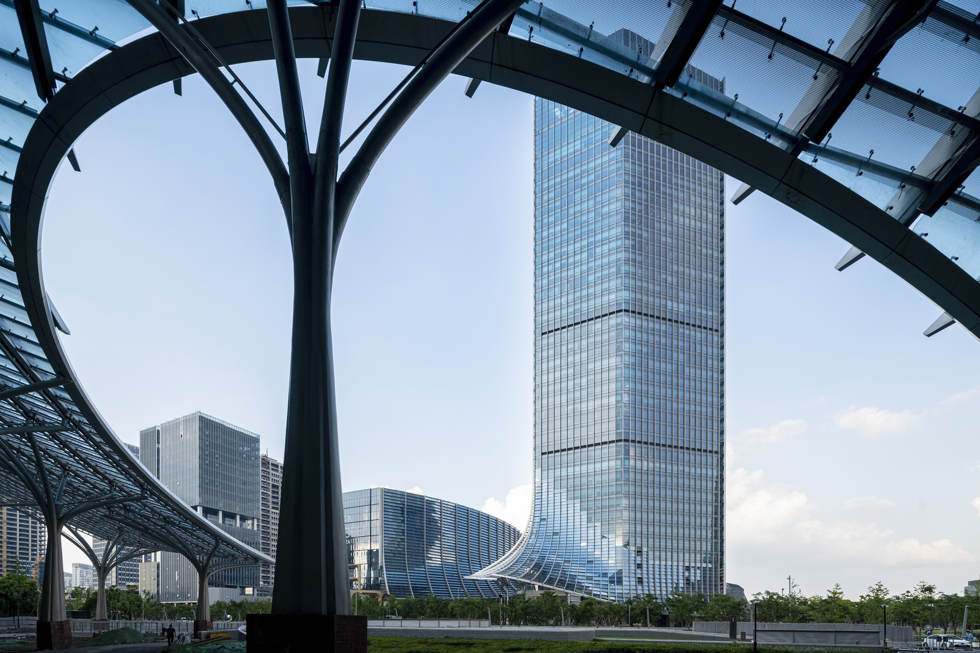 Gallery of Shanghai West Bund AI Tower & Plaza / Nikken Sekkei - 10