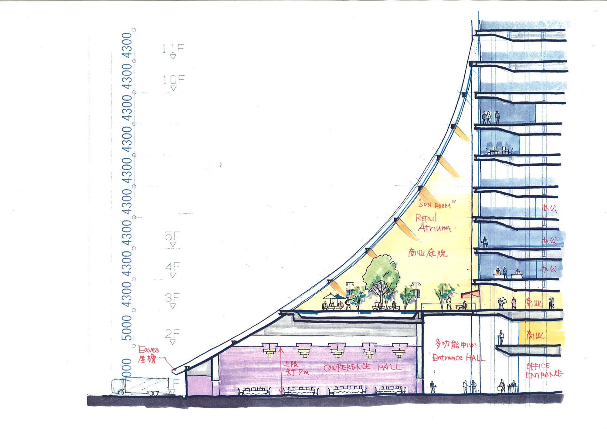 Gallery of Shanghai West Bund AI Tower & Plaza / Nikken Sekkei - 32