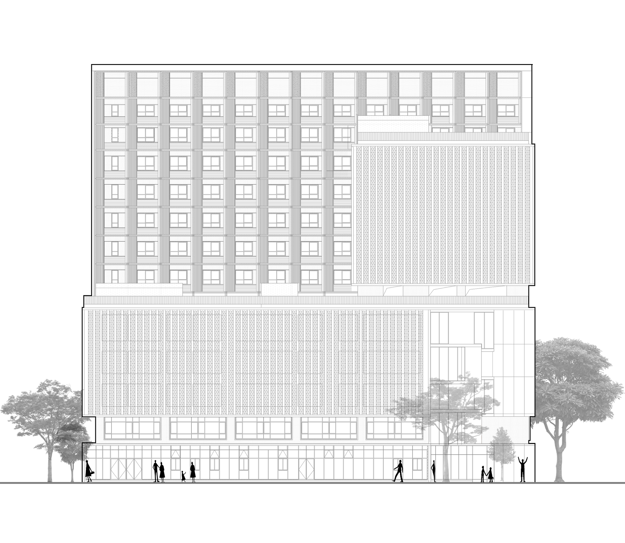 Gallery of Xi'an Gaoxin No.1 High School Expansion and Social Shared ...