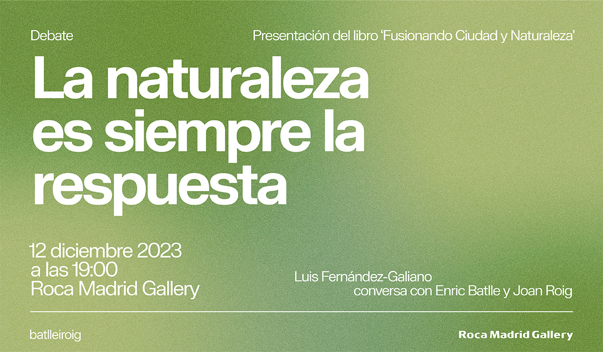 Debate: La naturaleza es siempre la respuesta | ArchDaily Perú