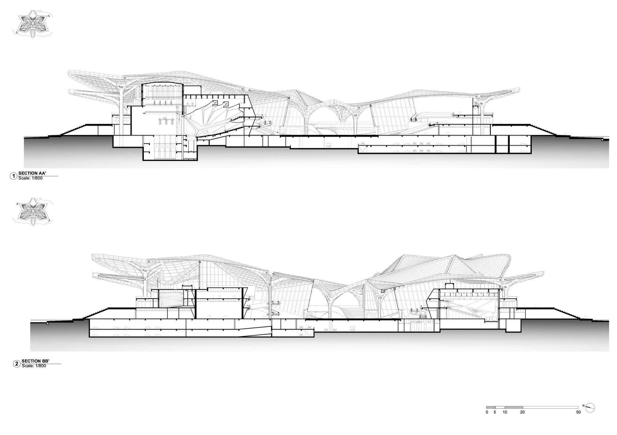 Gallery of Zhuhai Jinwan Civic Art Center / Zaha Hadid Architects - 16