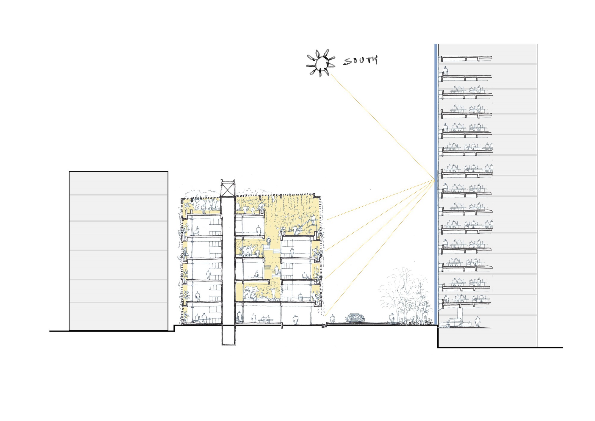 Gallery of Terra Comb Residential Building / A Threshold - 18