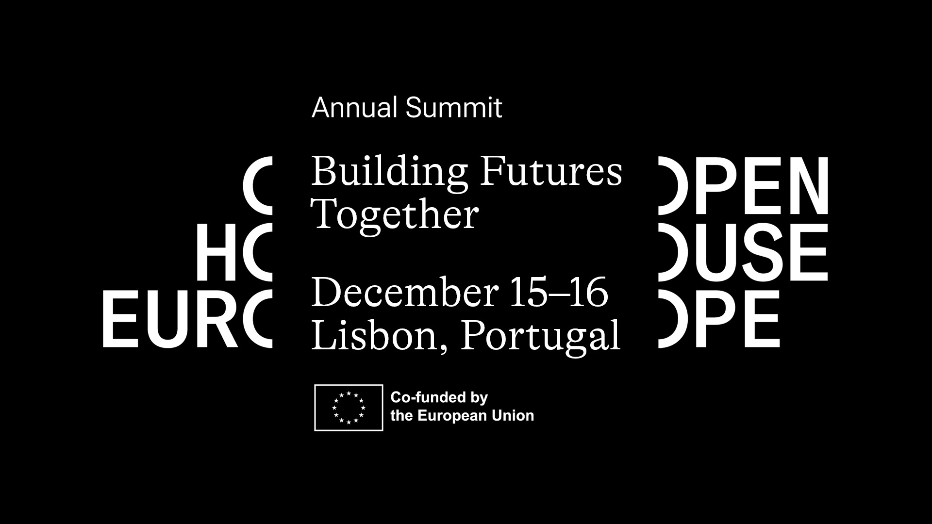 Open House Europe Annual Summit: Building Futures Together | ArchDaily