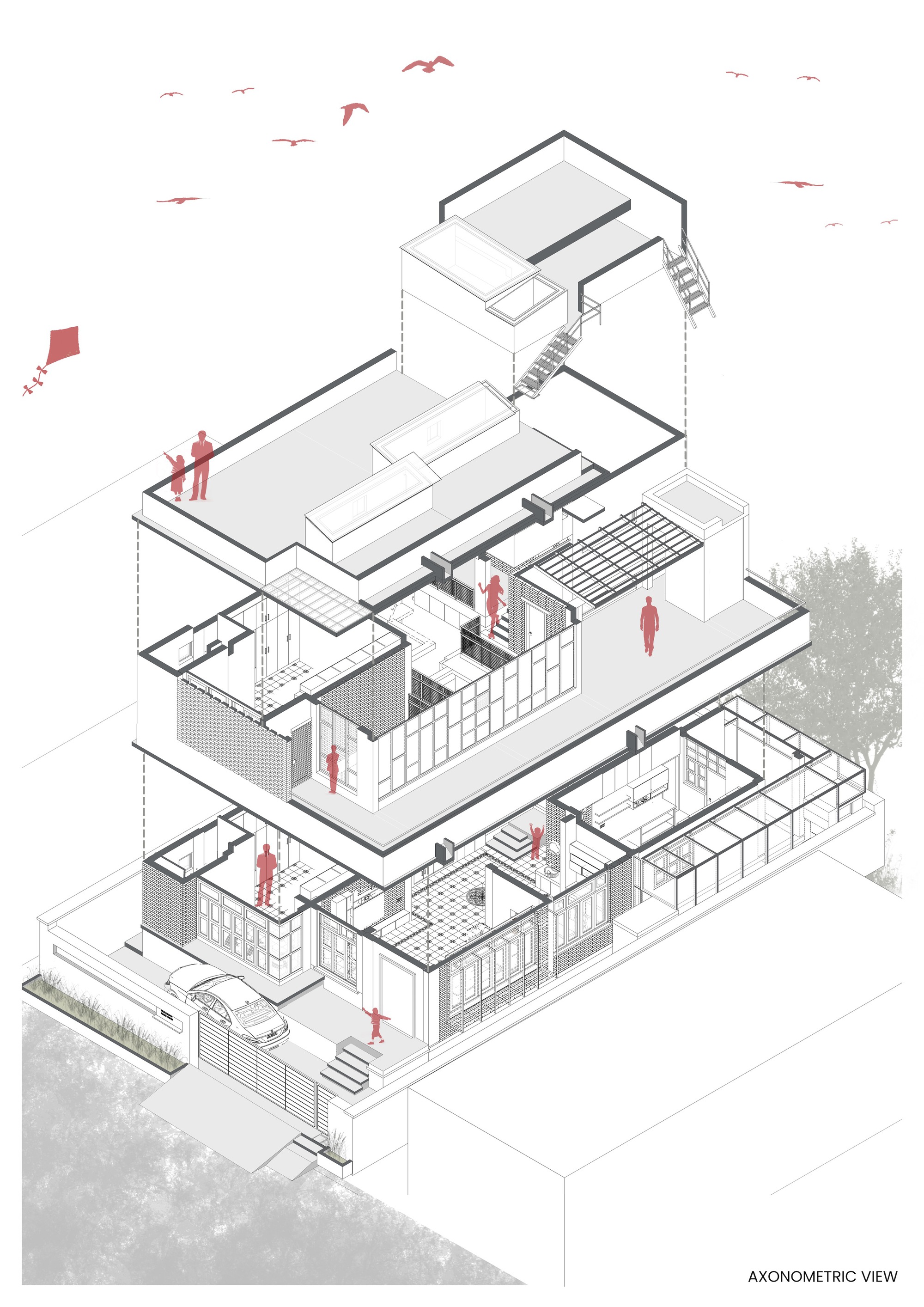 Galeria de Casa de Tijolos / Onebulb Architecture - 17